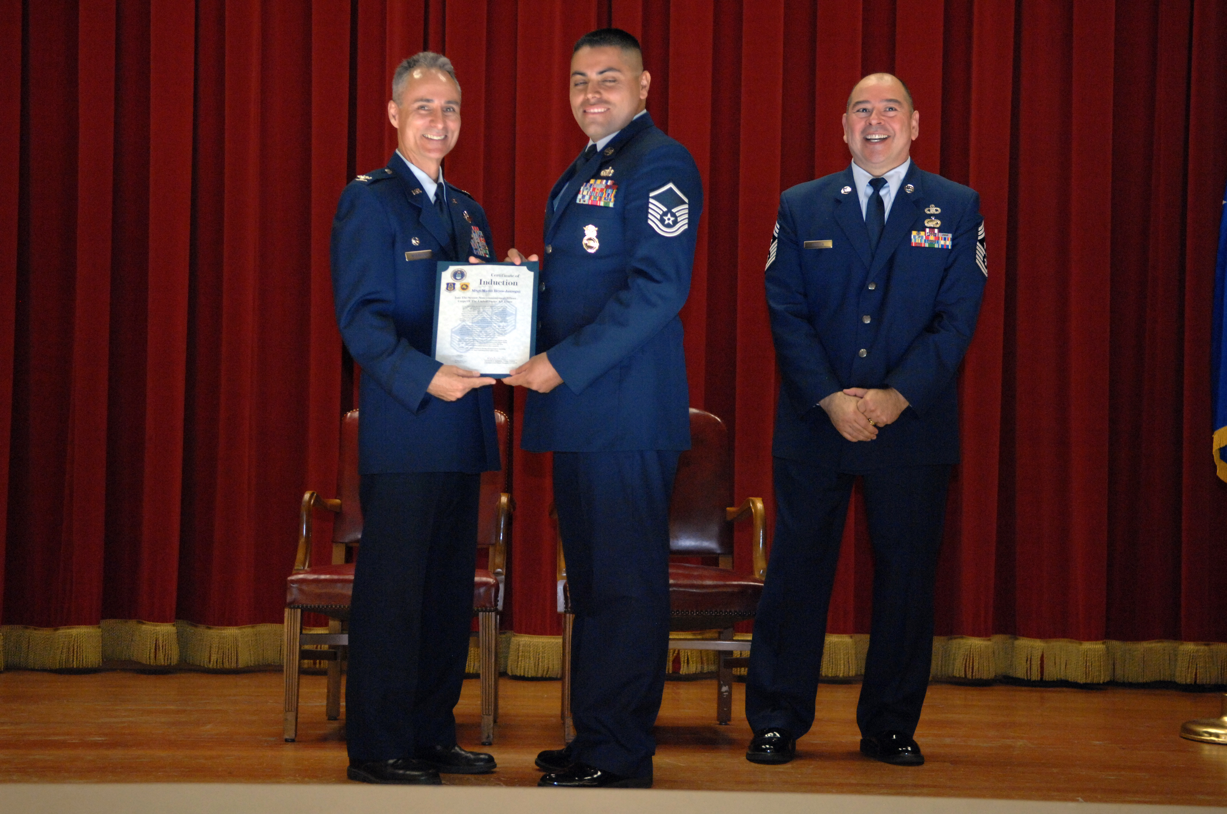 NCO and SNCO Induction Ceremony > March Air Reserve Base > Article Display
