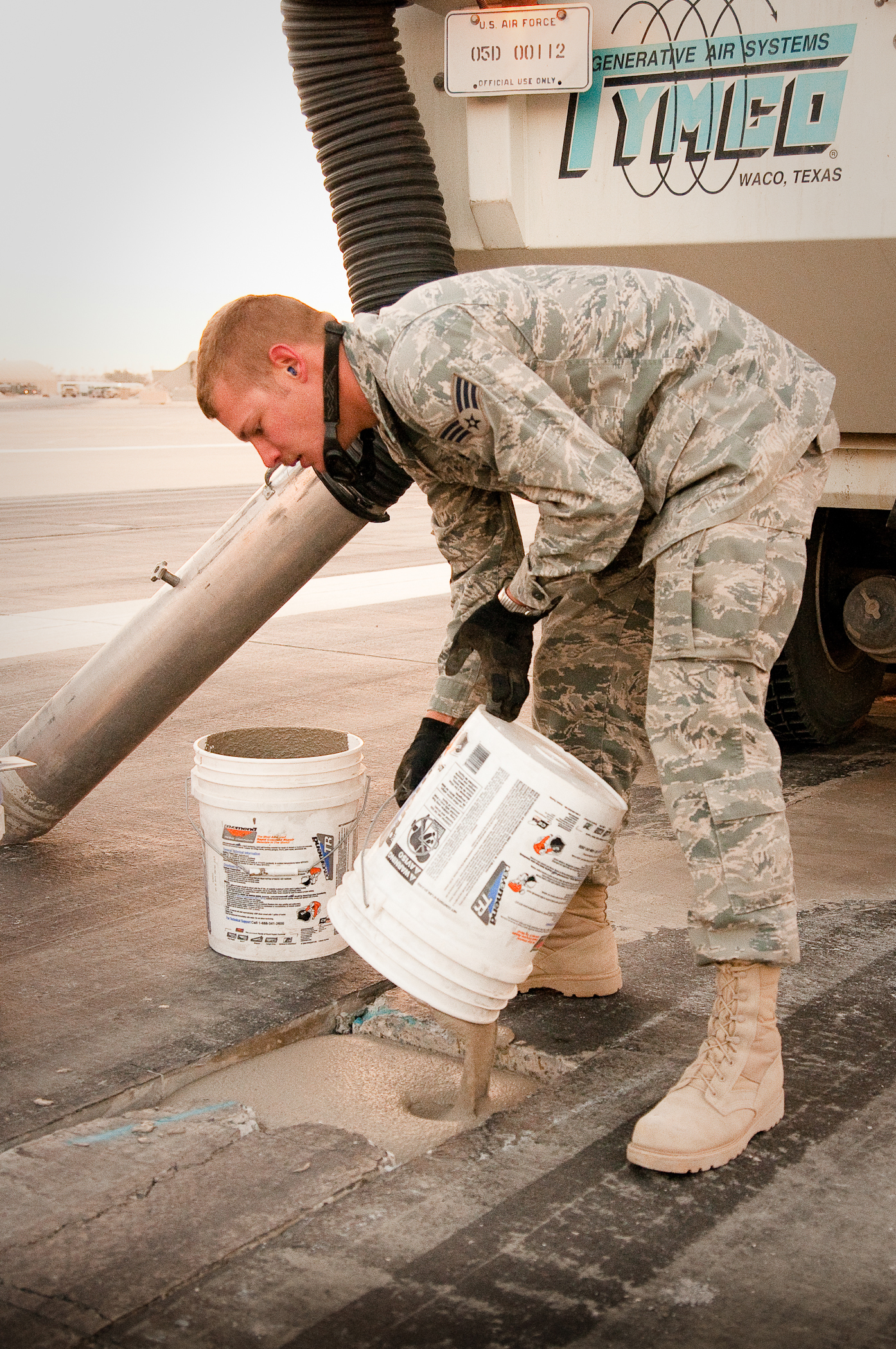 Runway repair team keeps airlift moving at 386th AEW