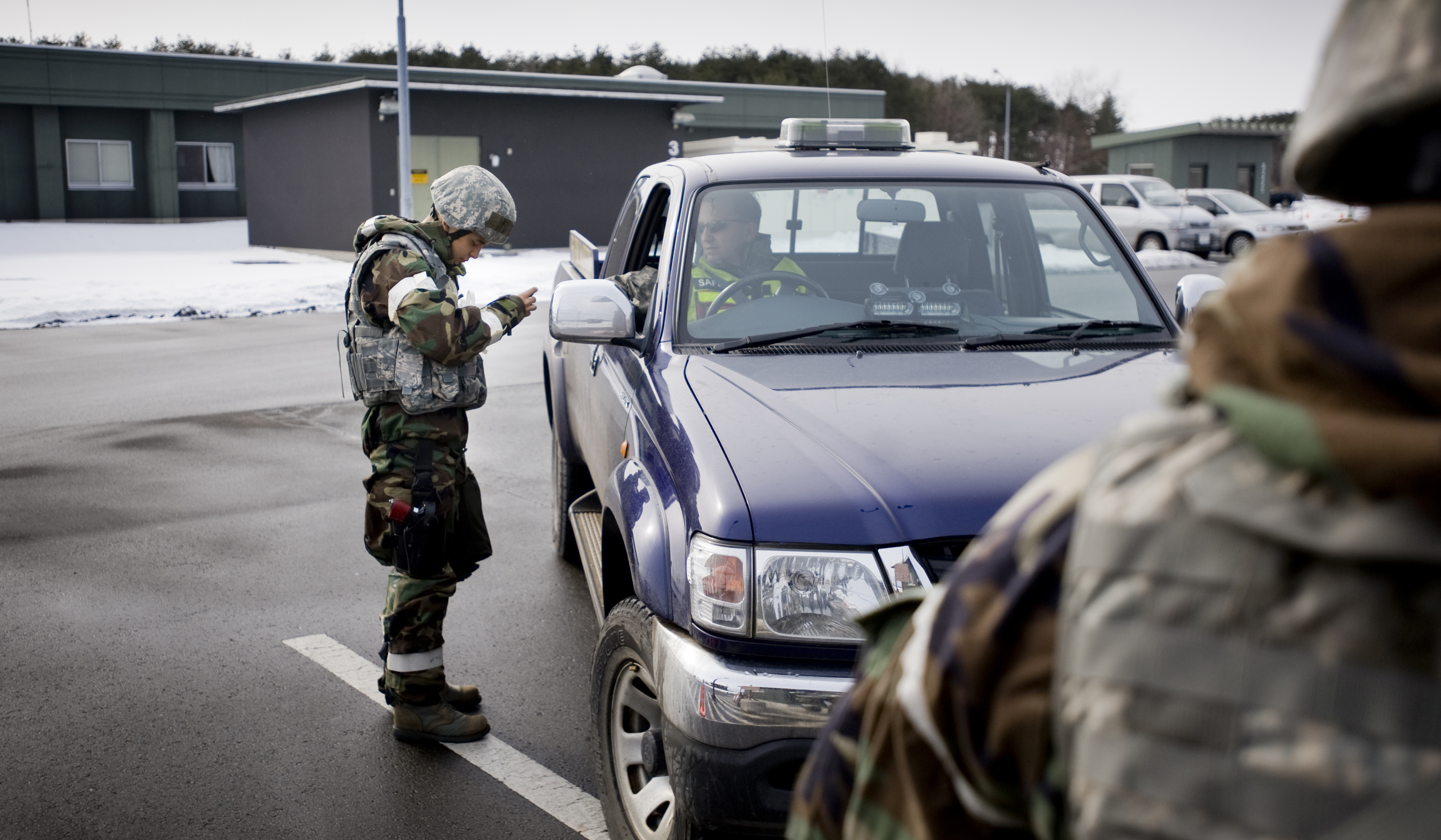 Entry controllers maintain security during exercise > Misawa Air Base ...