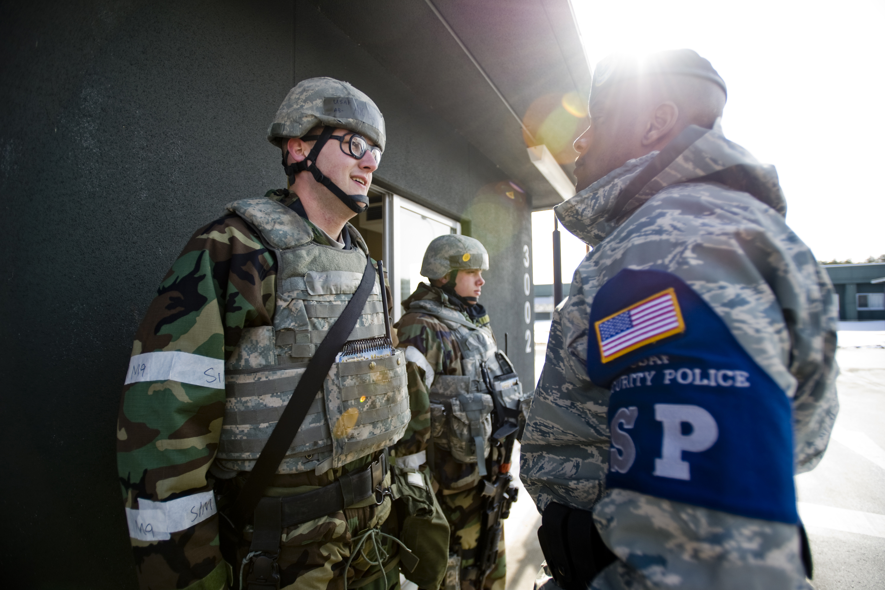 Entry controllers maintain security during exercise > Misawa Air Base ...