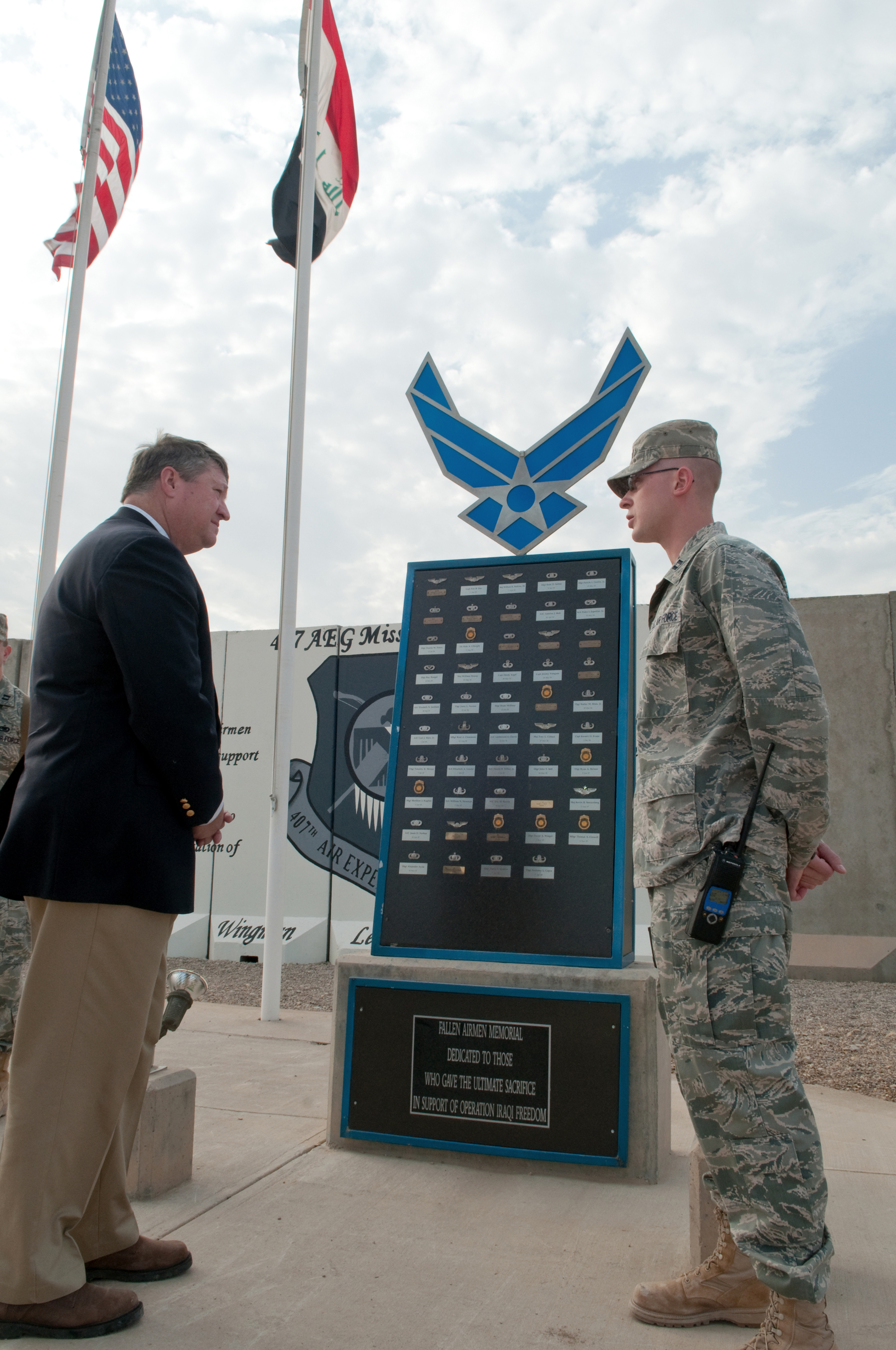 Secretary of the Air Force visits Ali Airmen