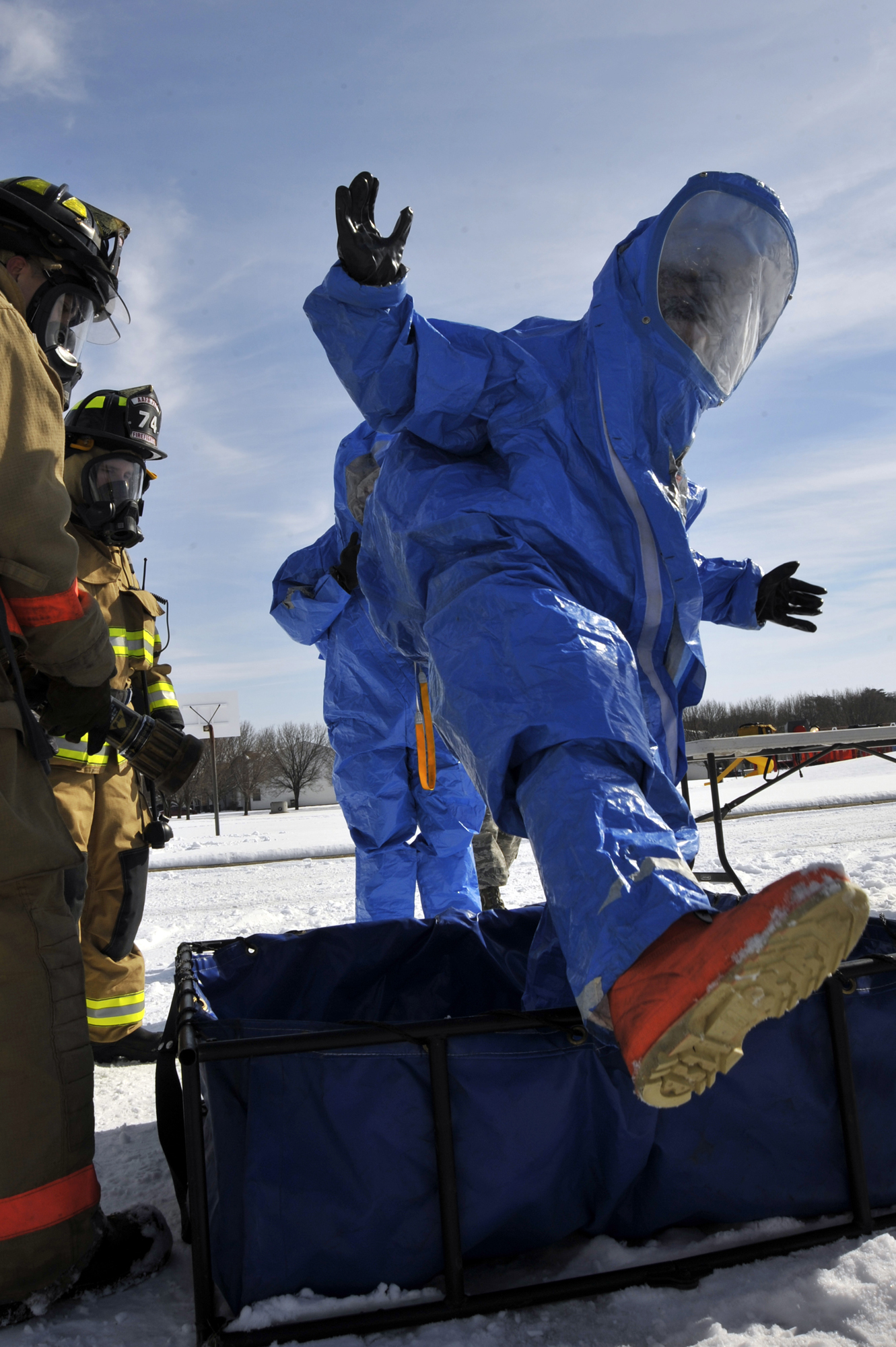 Airmen stay sharp with HAZMAT exercise
