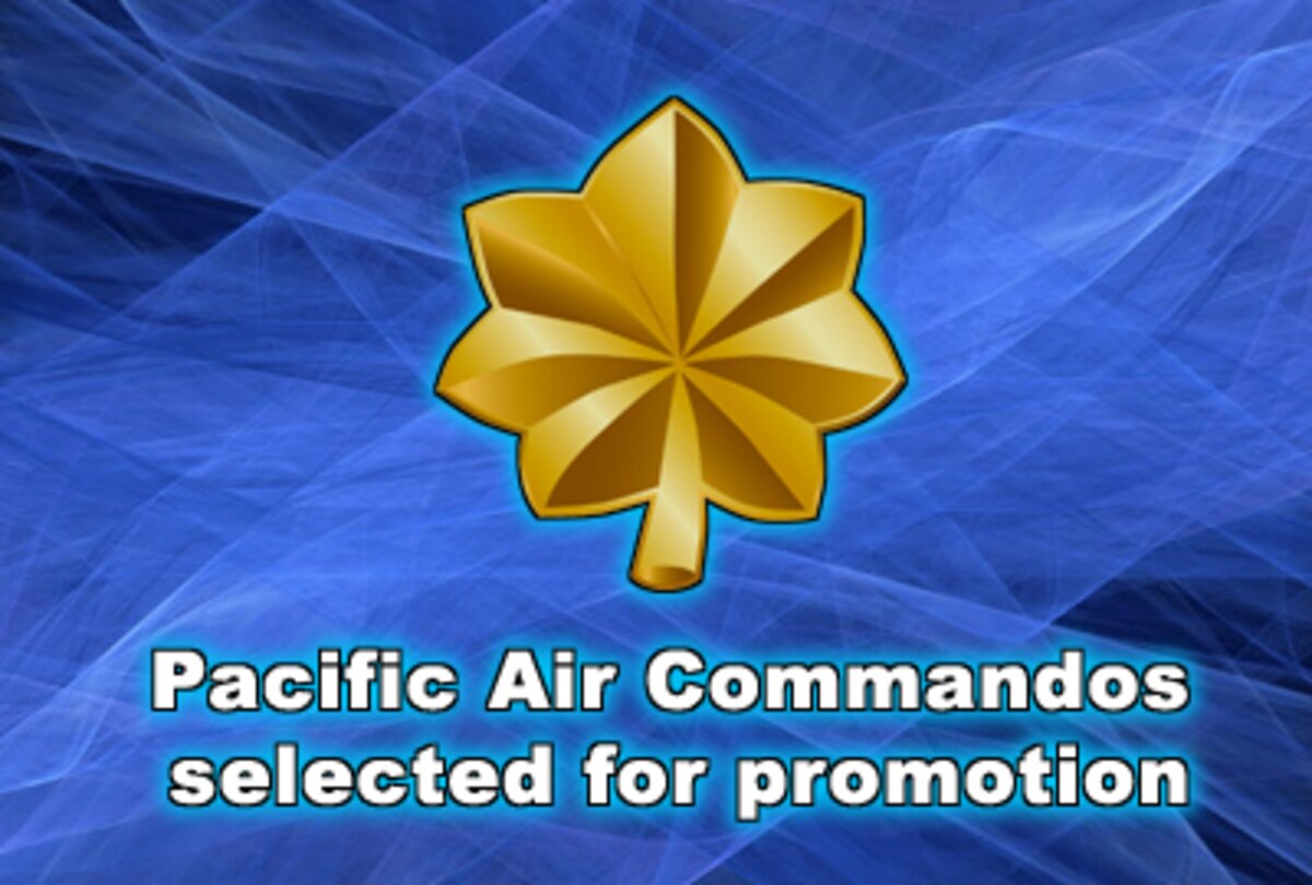 Pacific Air Commandos selected for promotion > Air Force Special ...