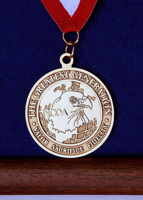 COMPACAF presents Medallion for Heroism