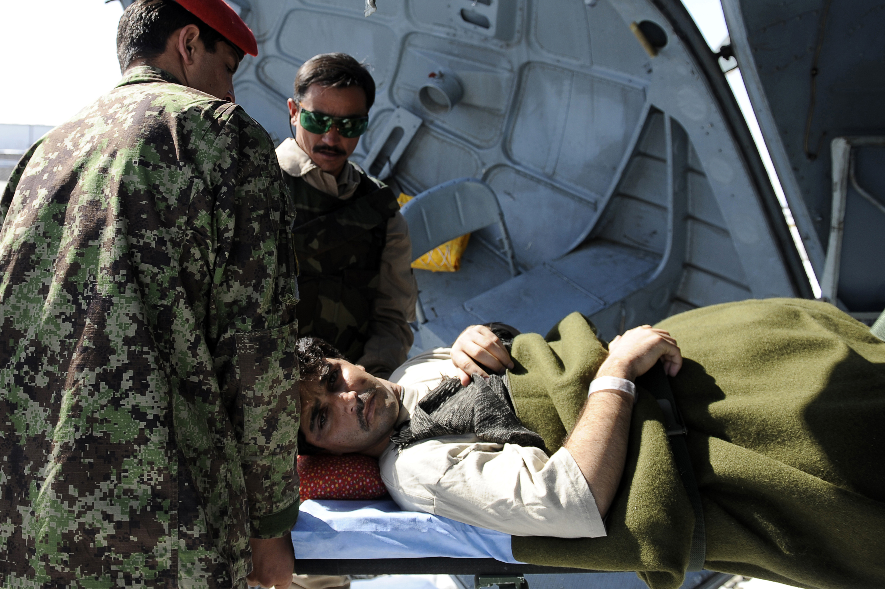 Airmen Afghan National Army Air Corps Members Complete Medical