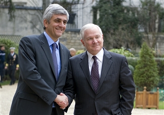 Secretary Gates meets with French Defense Minister Herve Morin. | U.S ...