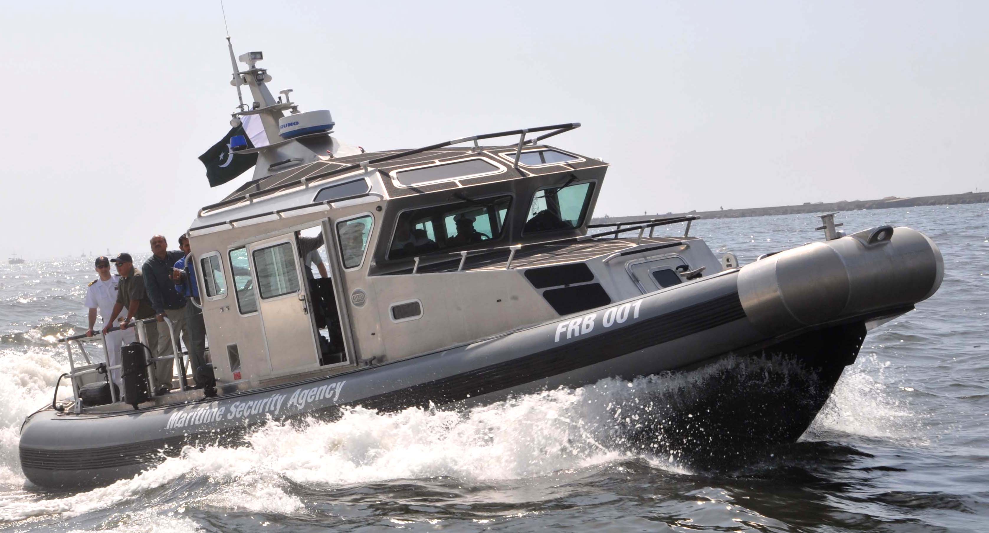 The United States donated five fast-patrol boats to Pakistan's Maritime ...