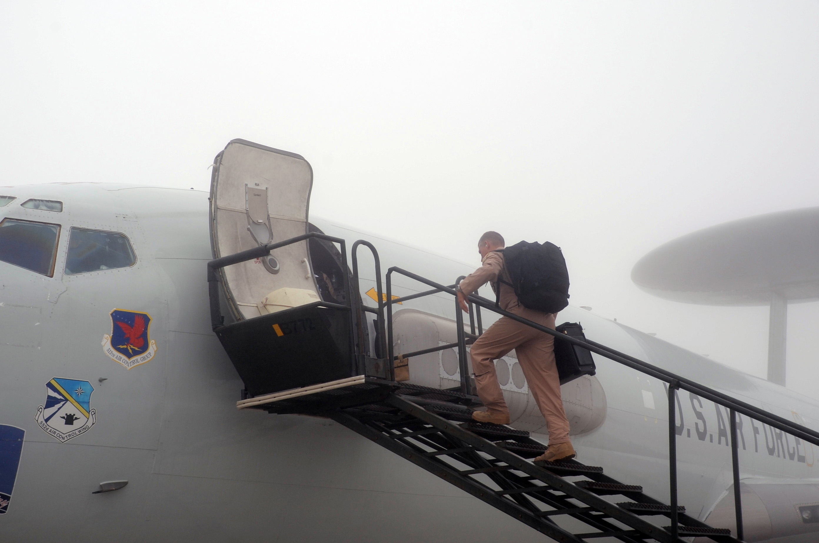 E-3 Sentry radar technician shares deployment experiences before ...