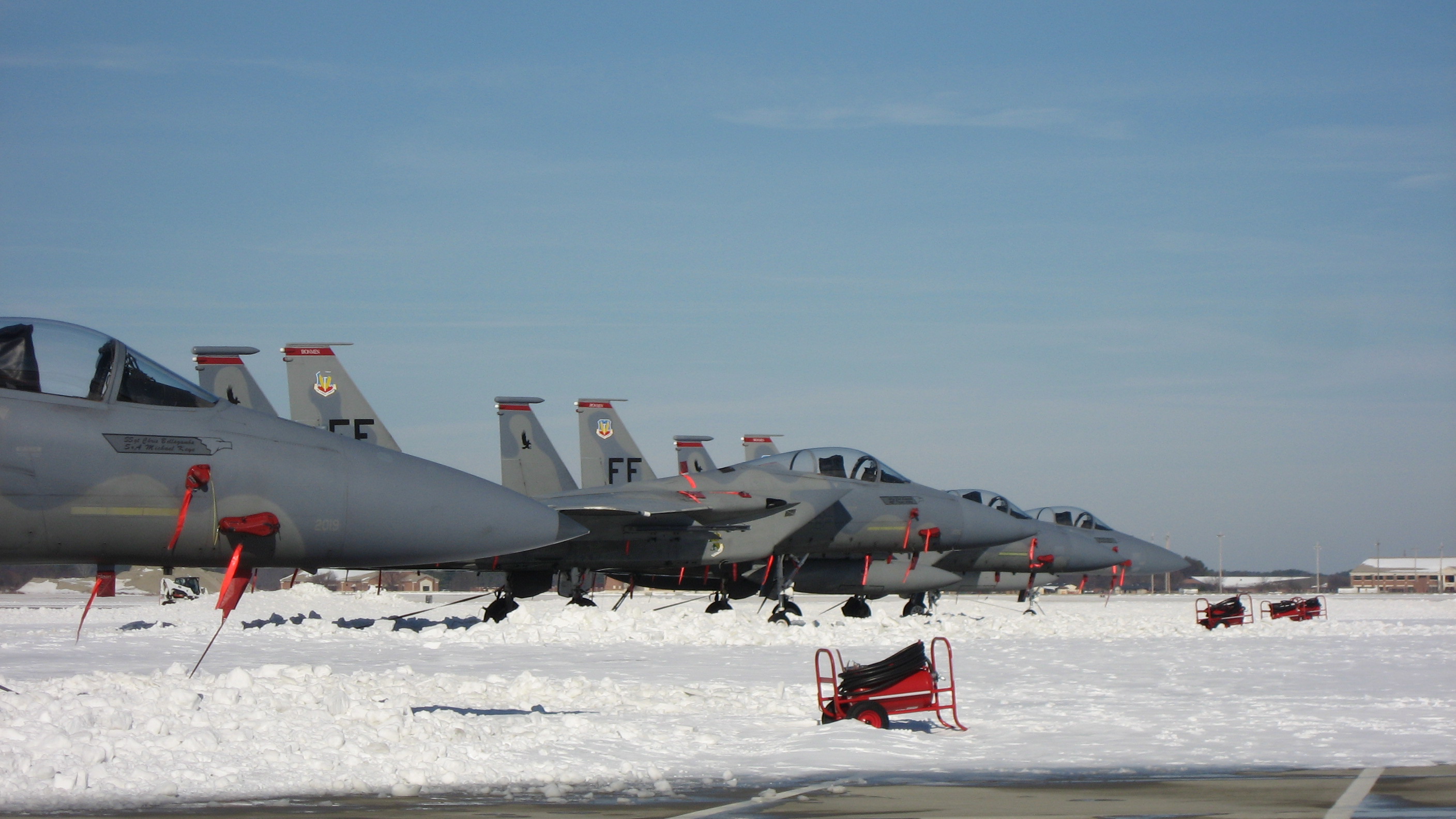 633 CES battles snowstorm, keeps missions underway