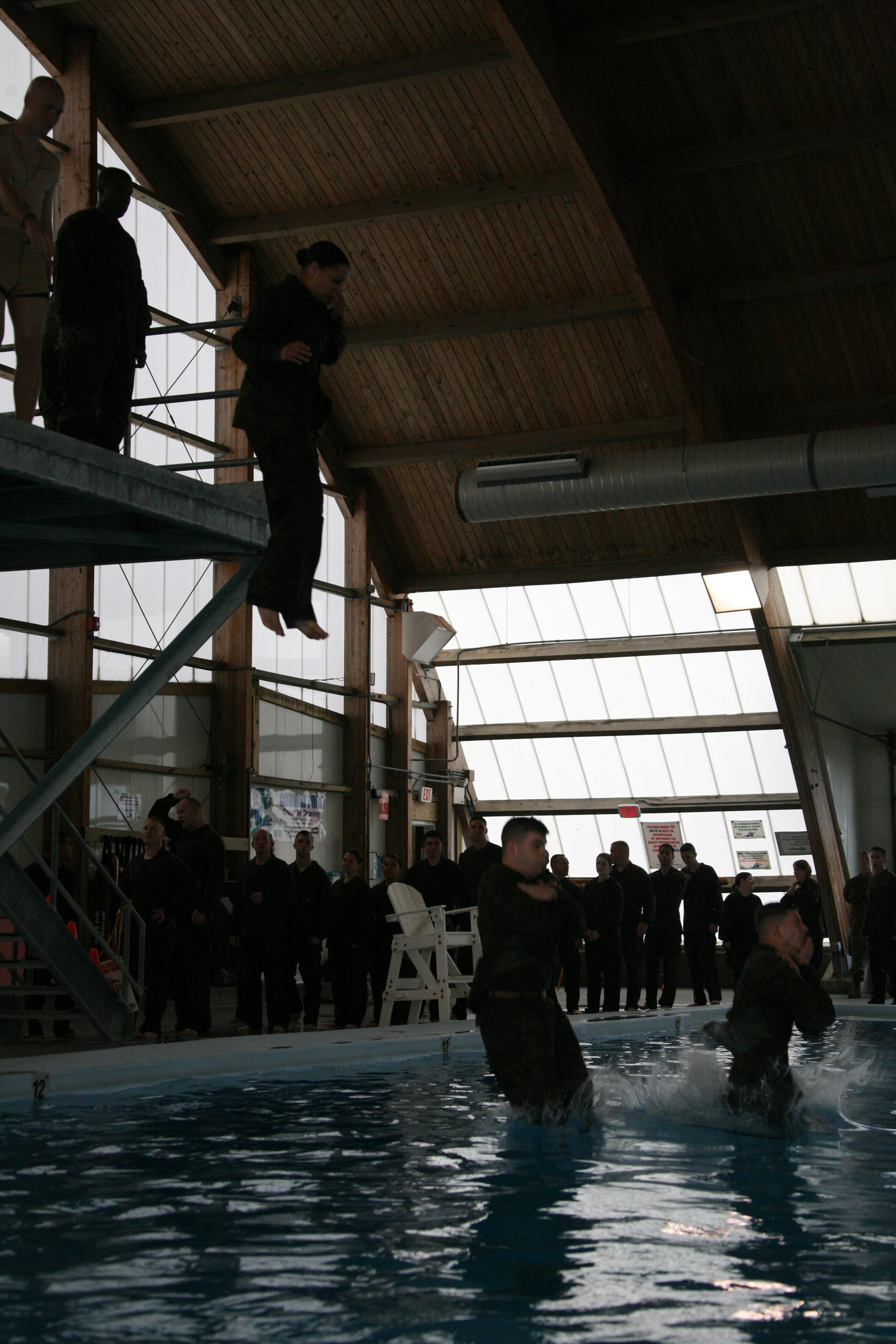 MWHS-2 Marines attack annual swim requalification > Marine Corps Air ...