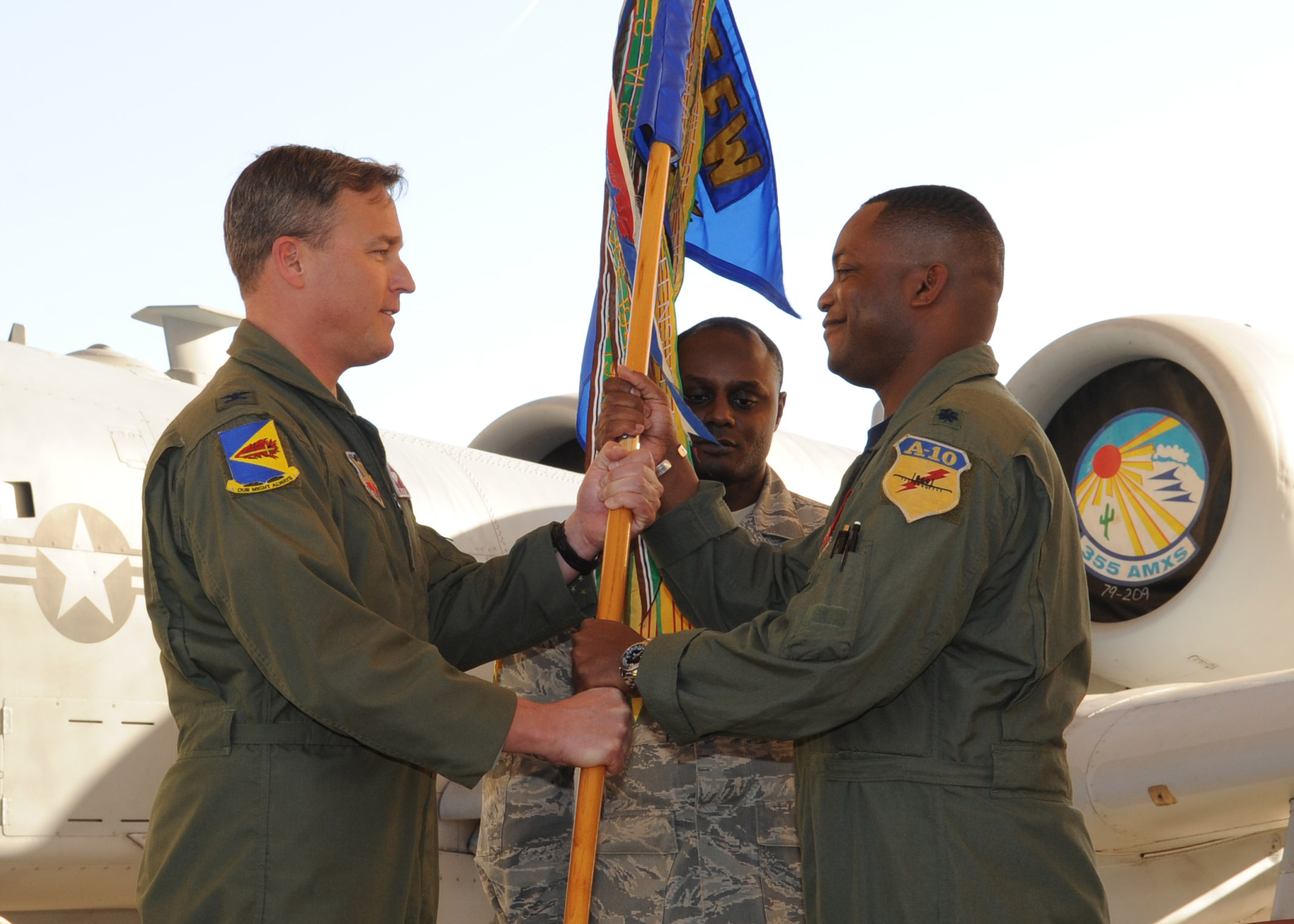 354th Fighter Squadron Change of Command Ceremony