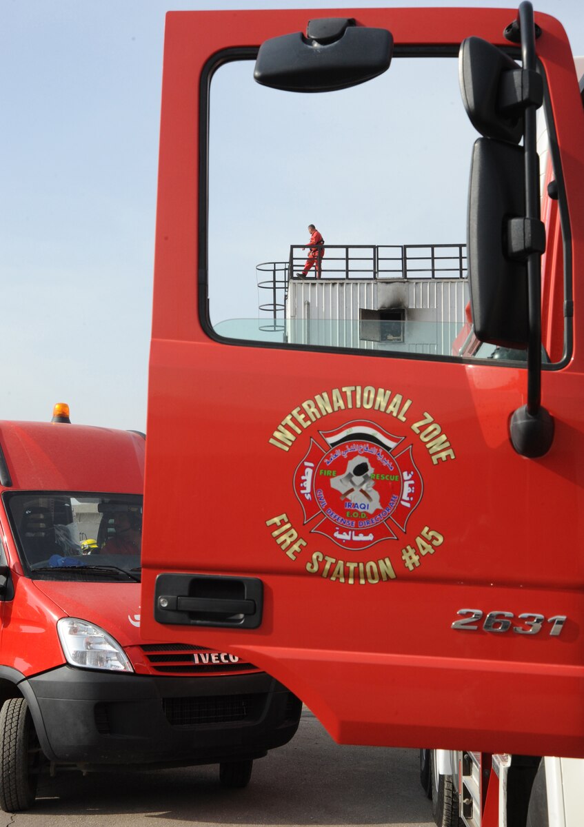 Iraqi firefighters demonstrate their capabilities > U.S. Air Forces ...