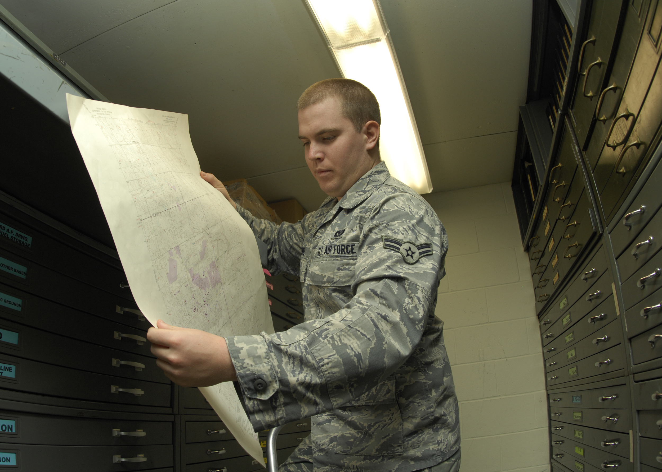 5th CES engineers put Minot on the map, literally > Minot Air Force ...
