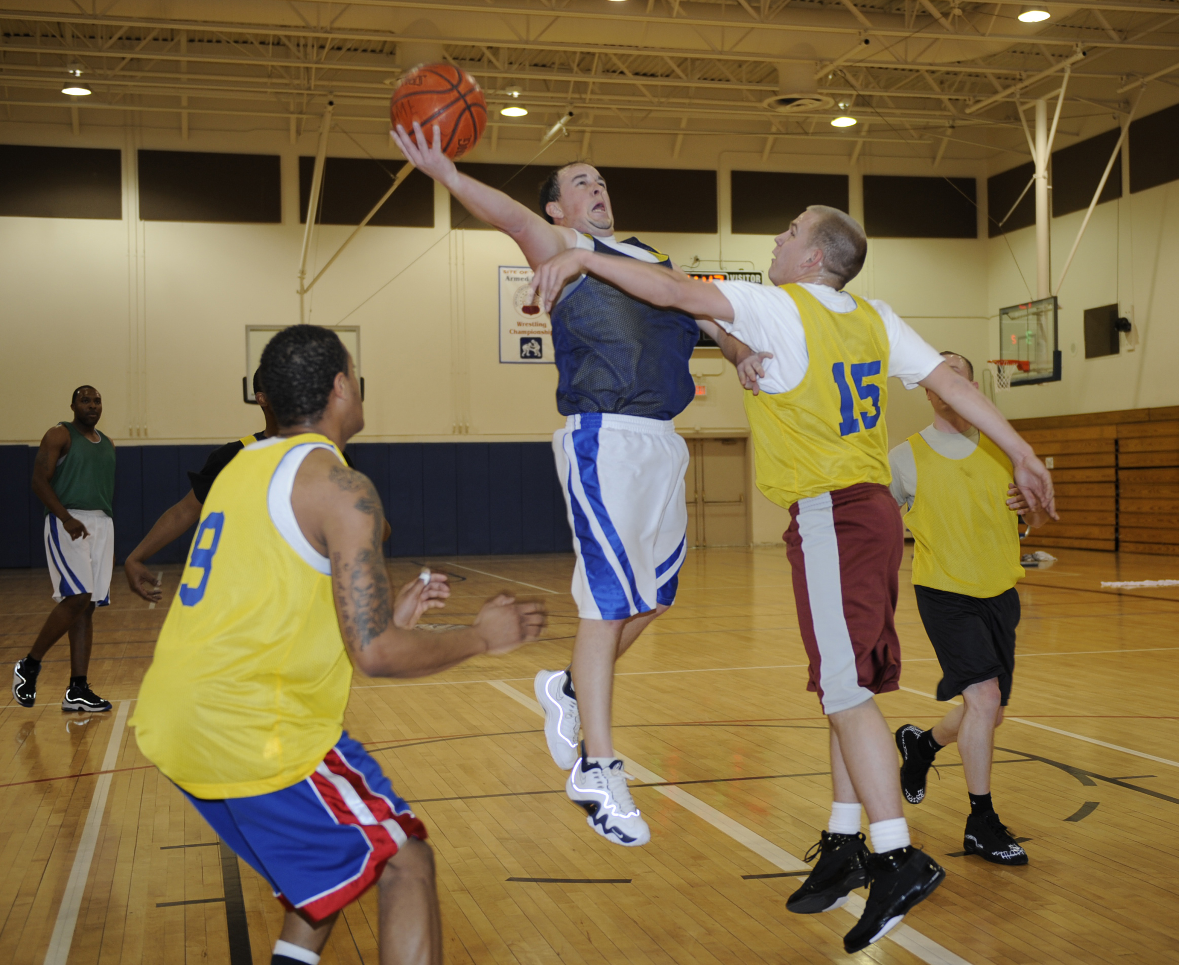 Gunfighters participate in intramural basketball > Mountain Home Air ...