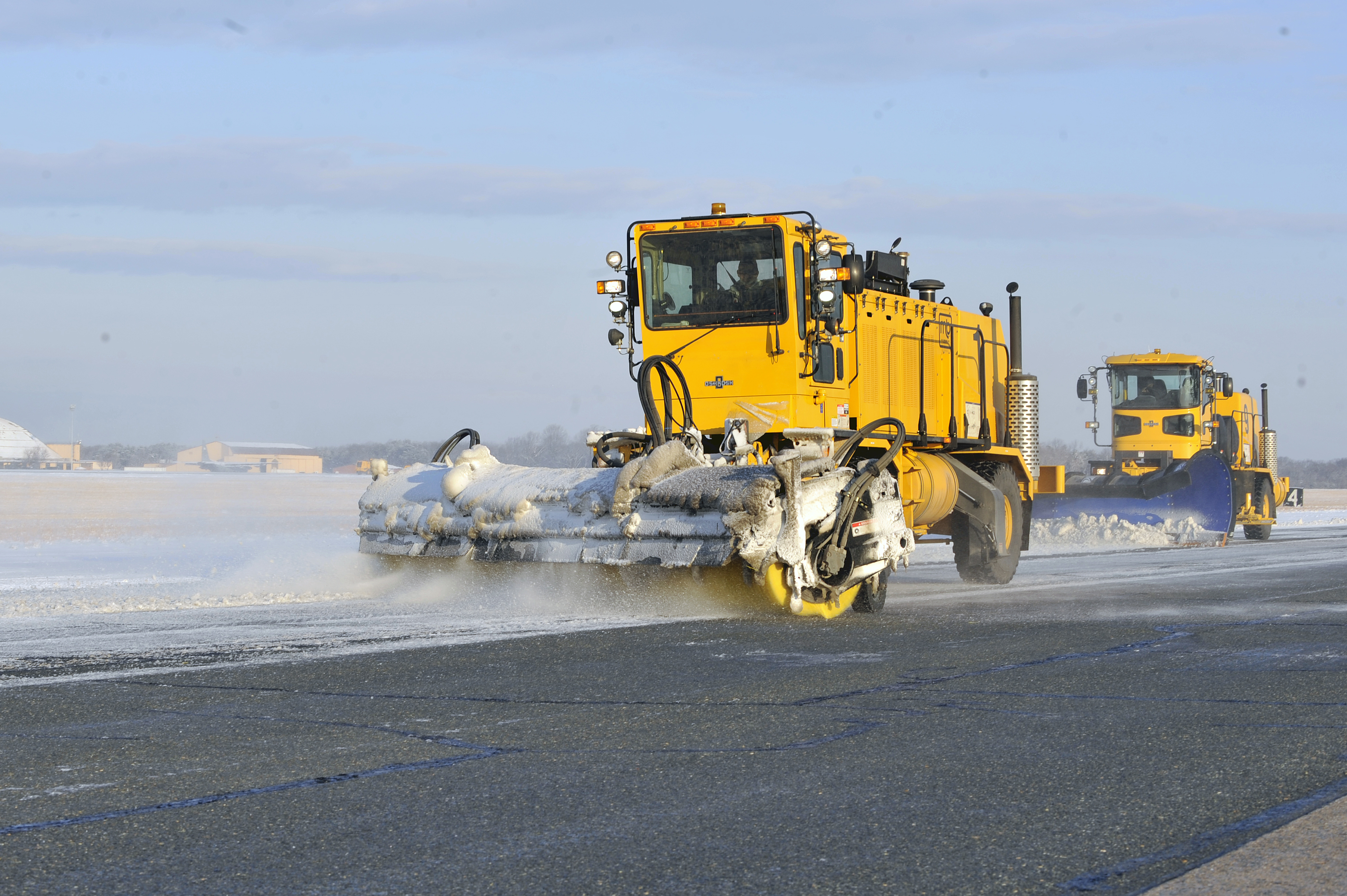 Team Andrews endures winter weather