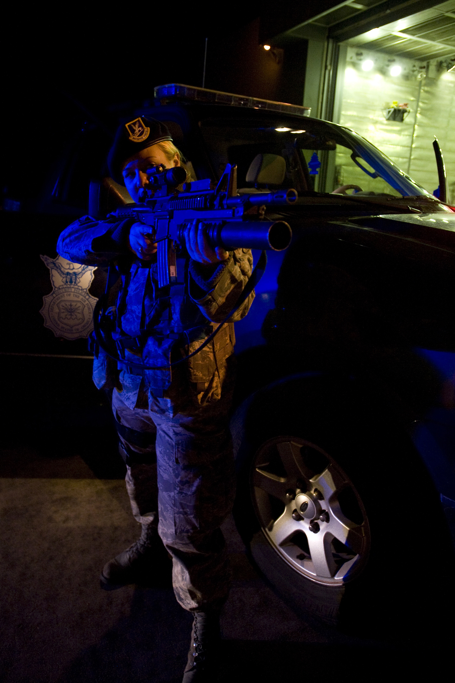 Misawa after dark: 35th Security Force Squadron secures the night ...