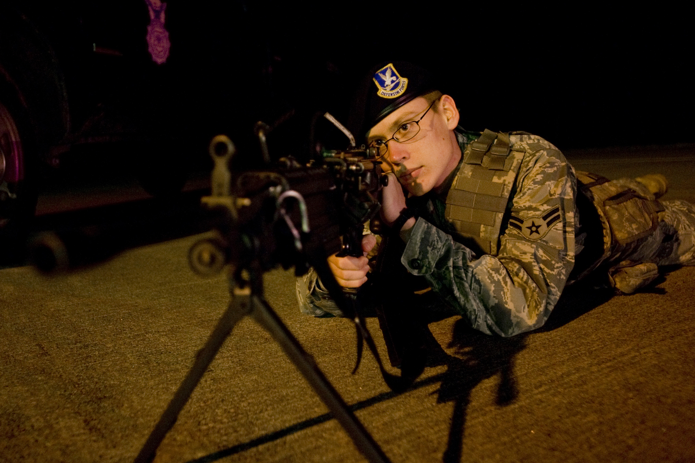 Misawa after dark: 35th Security Force Squadron secures the night ...