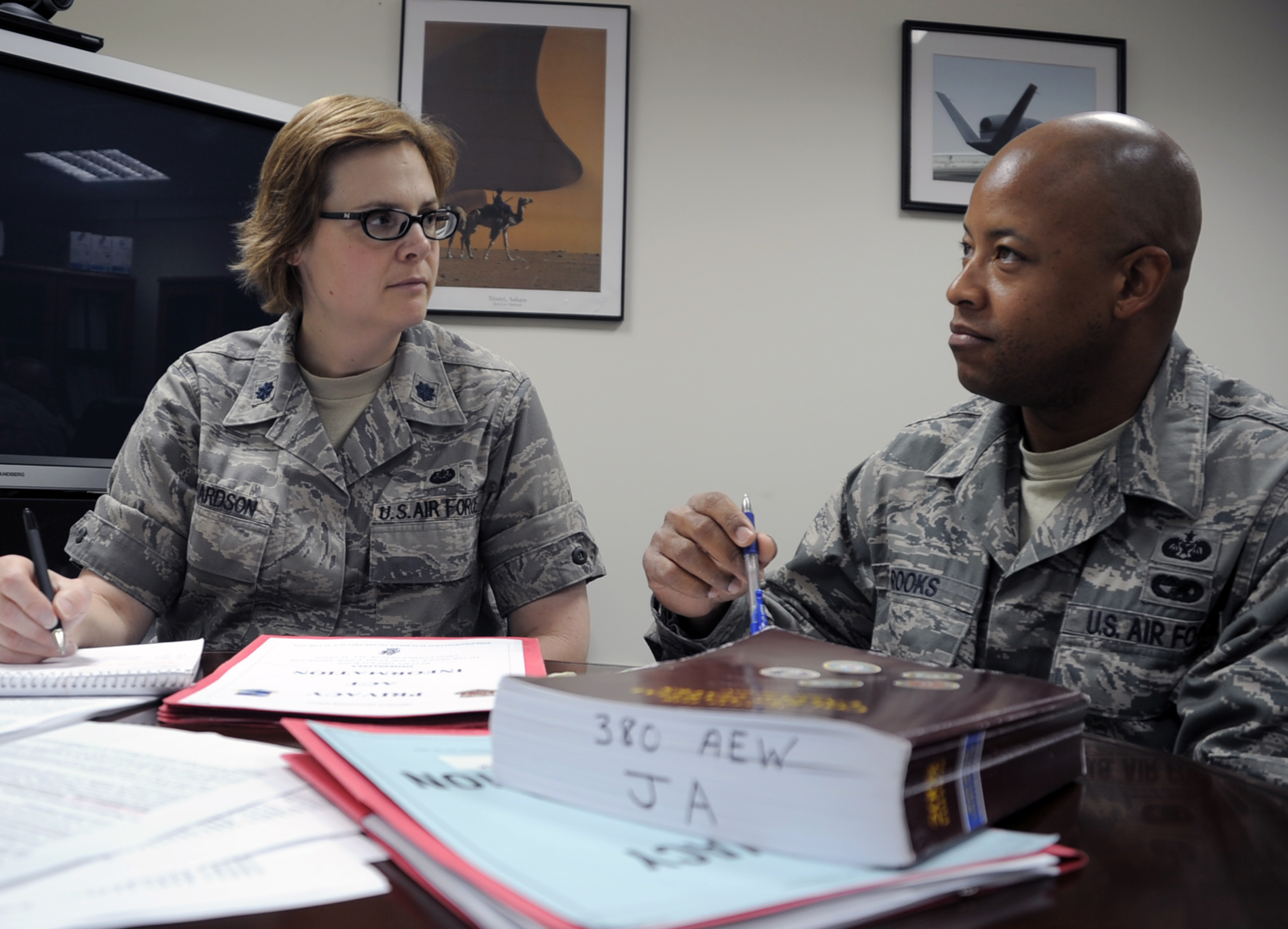 Justice Downrange Deployed Legal Airmen Lead Legal Effort At