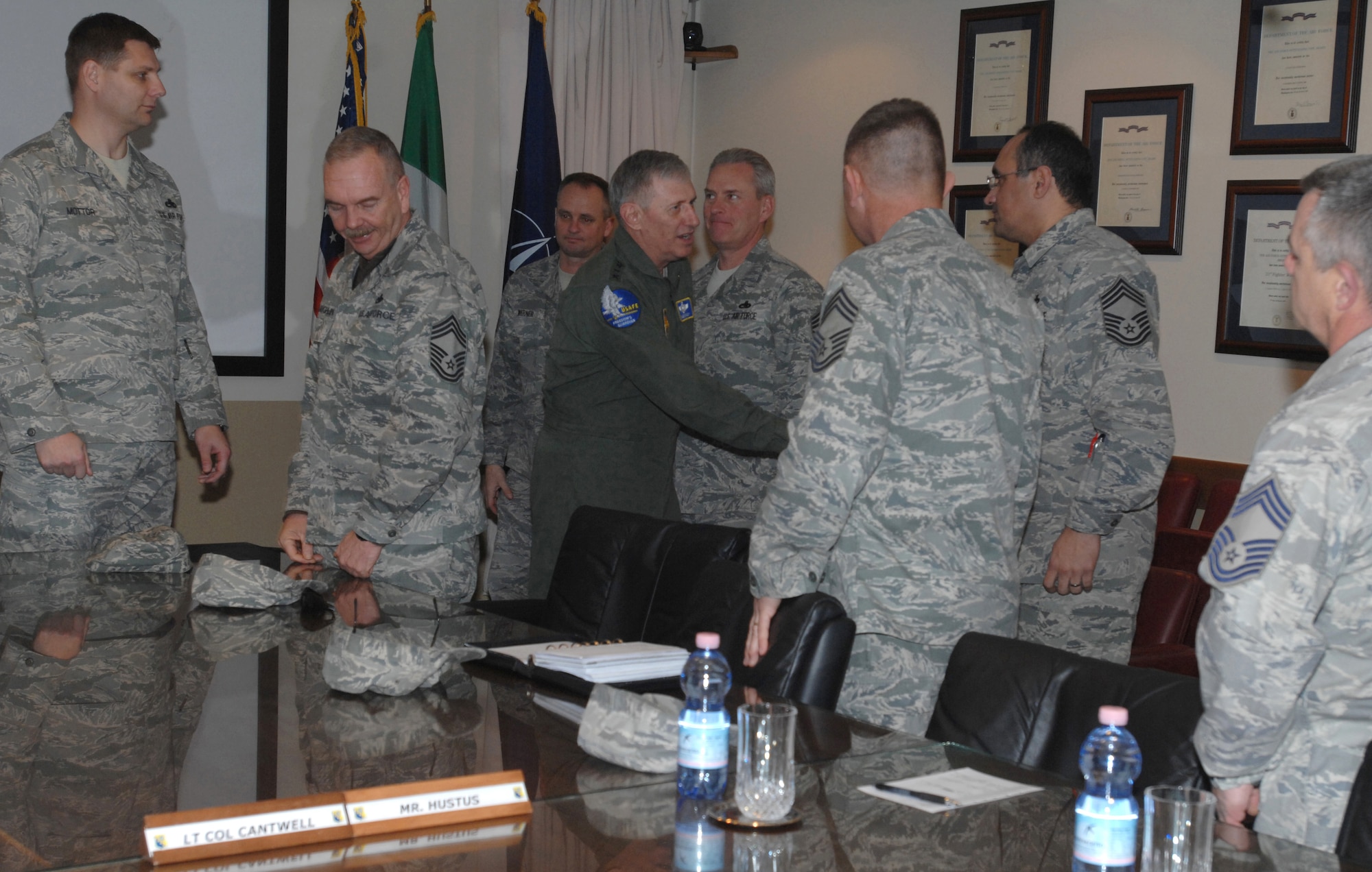 COMUSAFE, command chief visit Aviano > Aviano Air Base > News Display