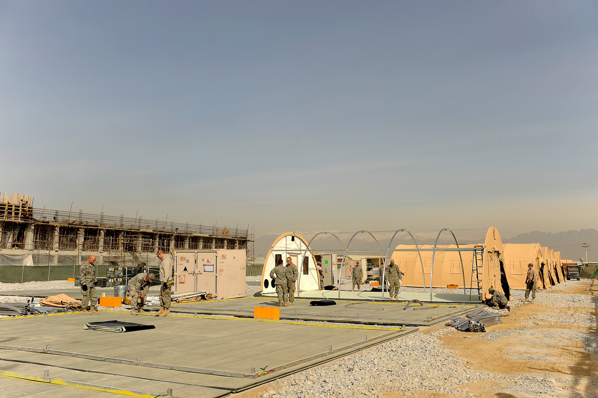 Bagram Airfield Living Conditions