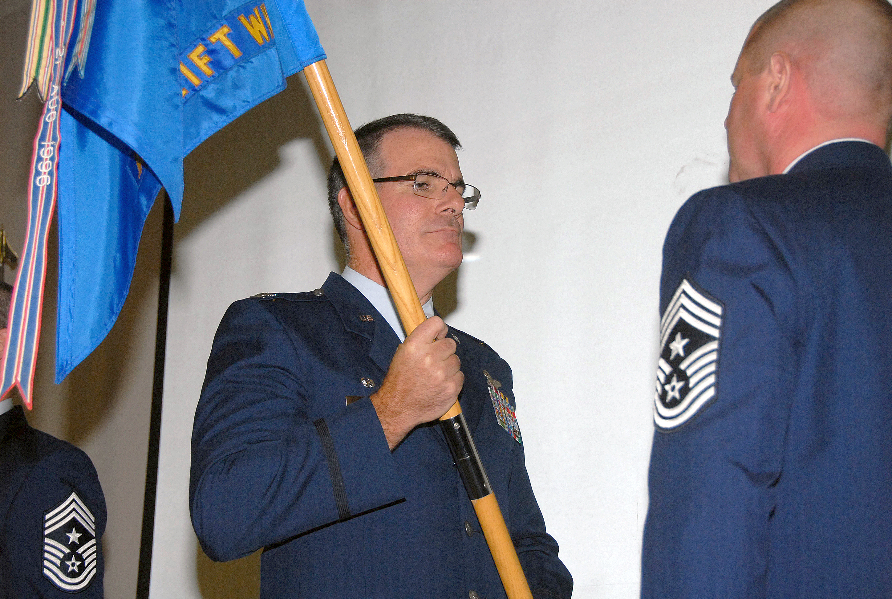 143d Airlift Wing's Fourth Command Chief Takes Office