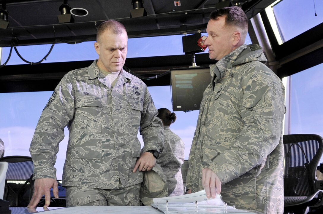 Top enlisted Airman addresses key Cannon issues during visit