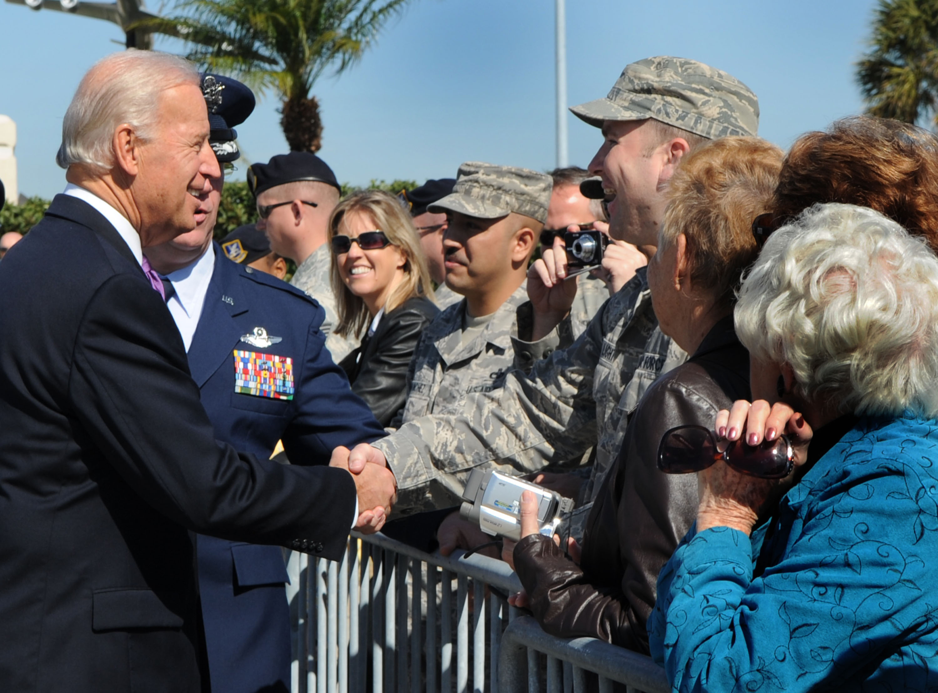 POTUS and VPOTUS visit MacDill AFB