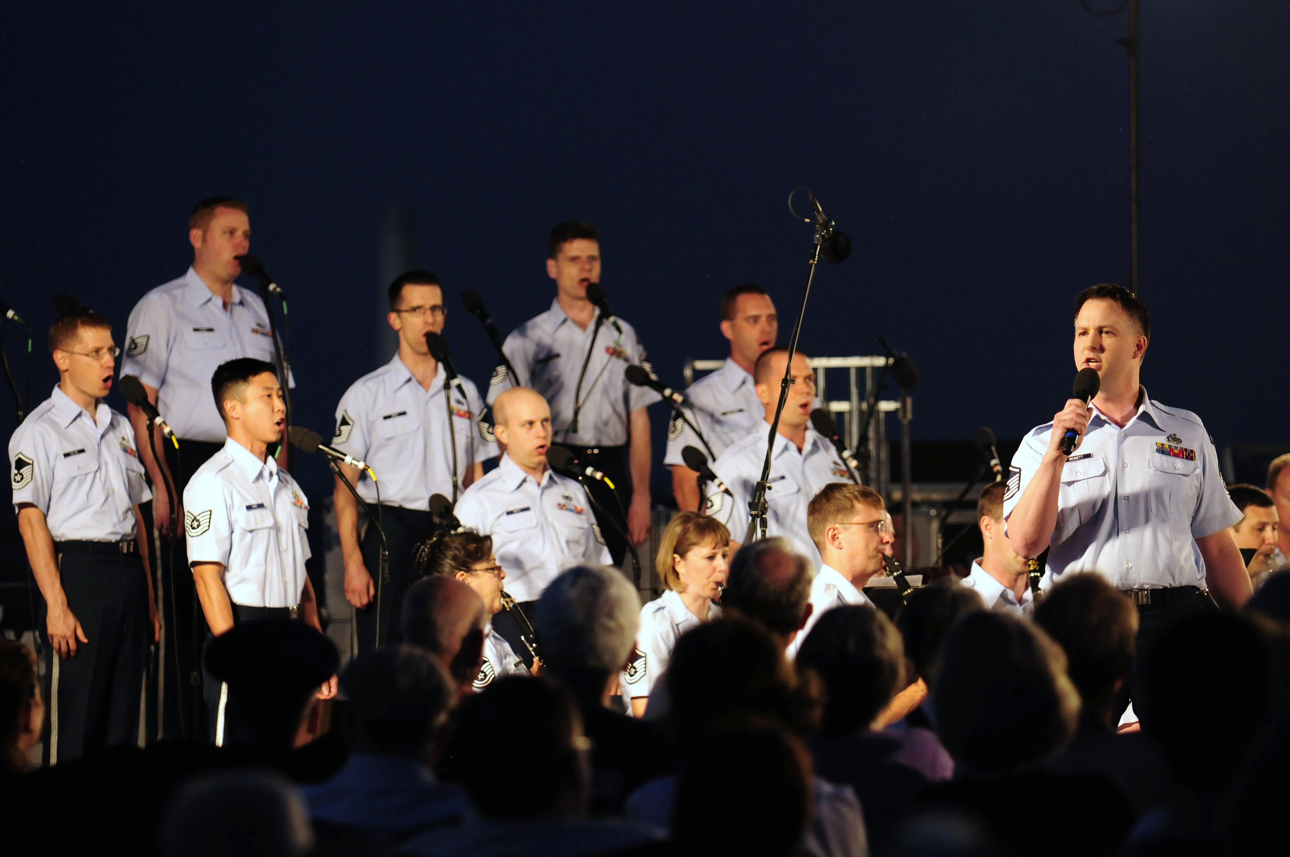 Band performs season's first concert