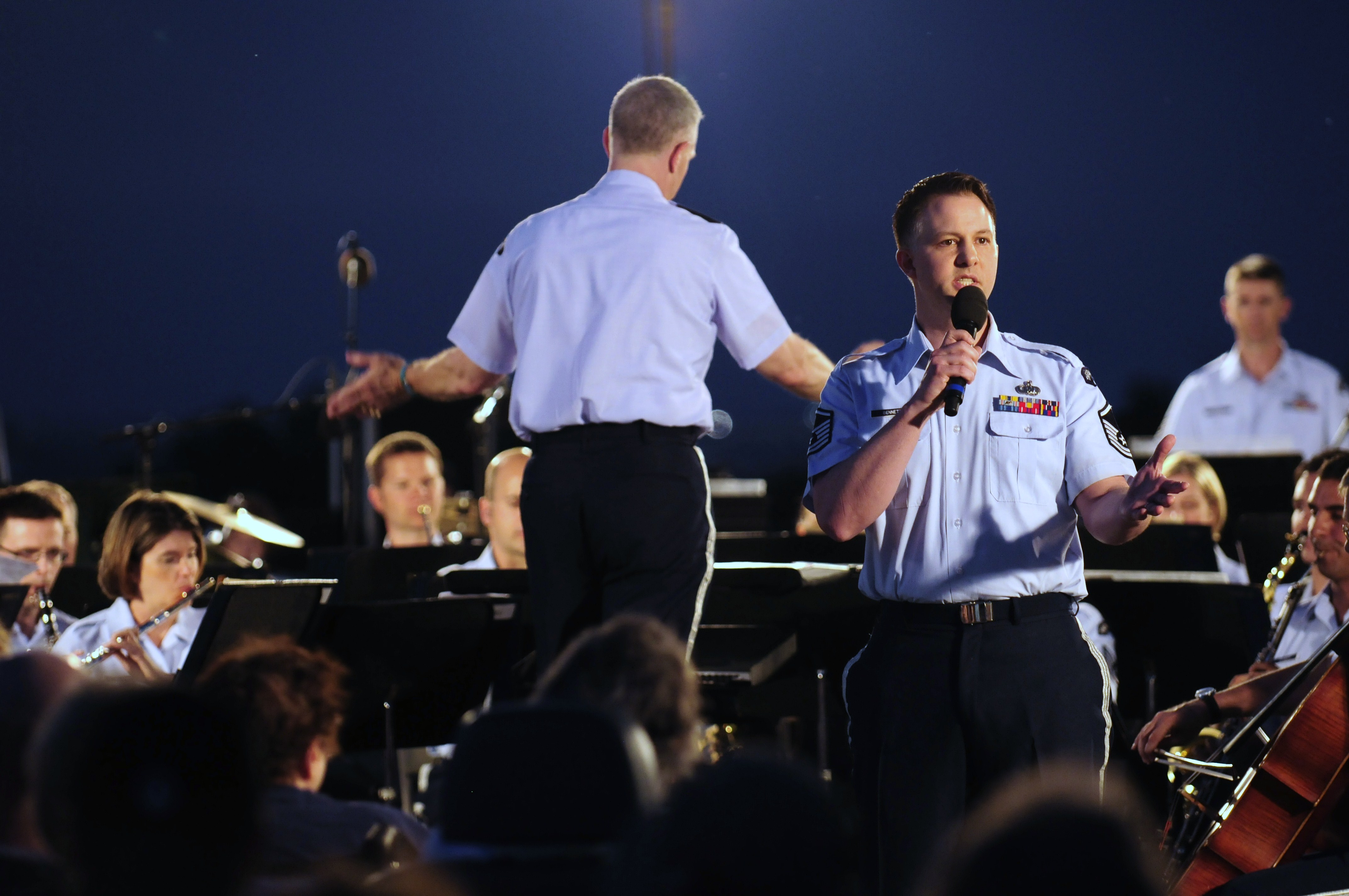 Band performs season's first concert