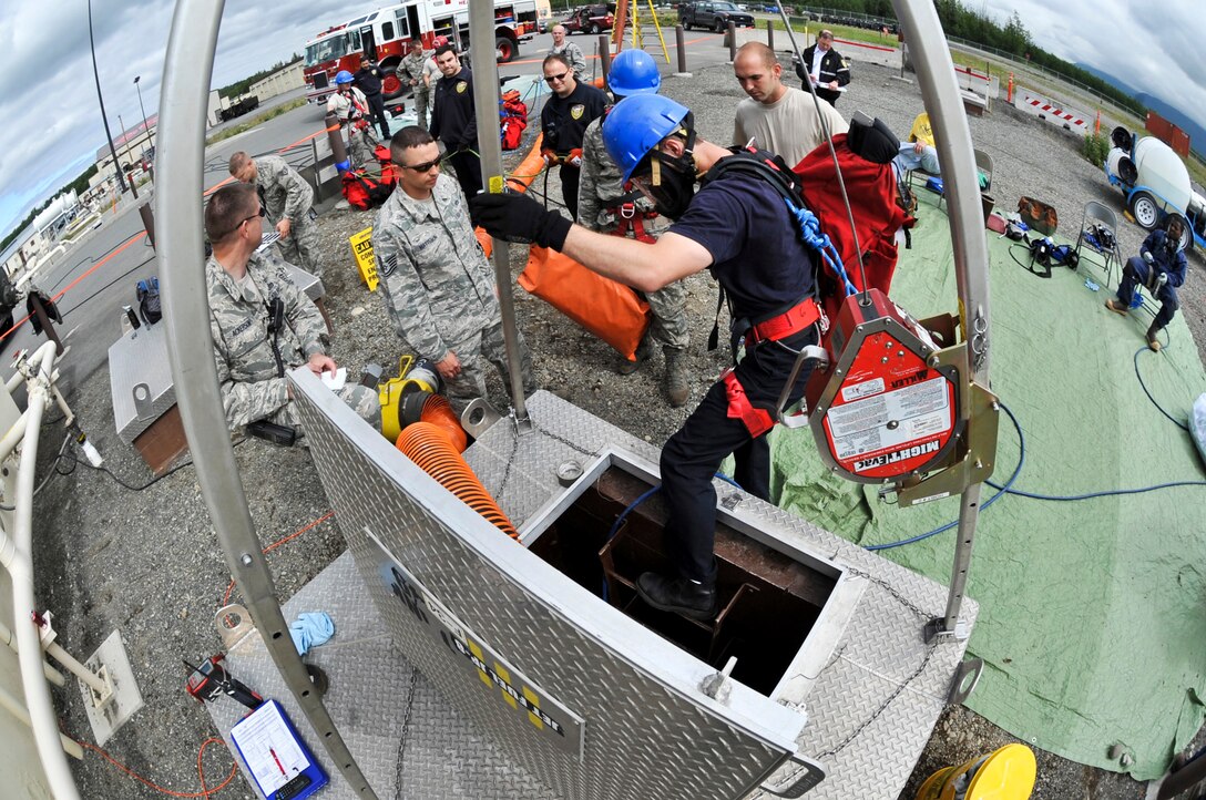 JBER Fire Department trains for crucial moments