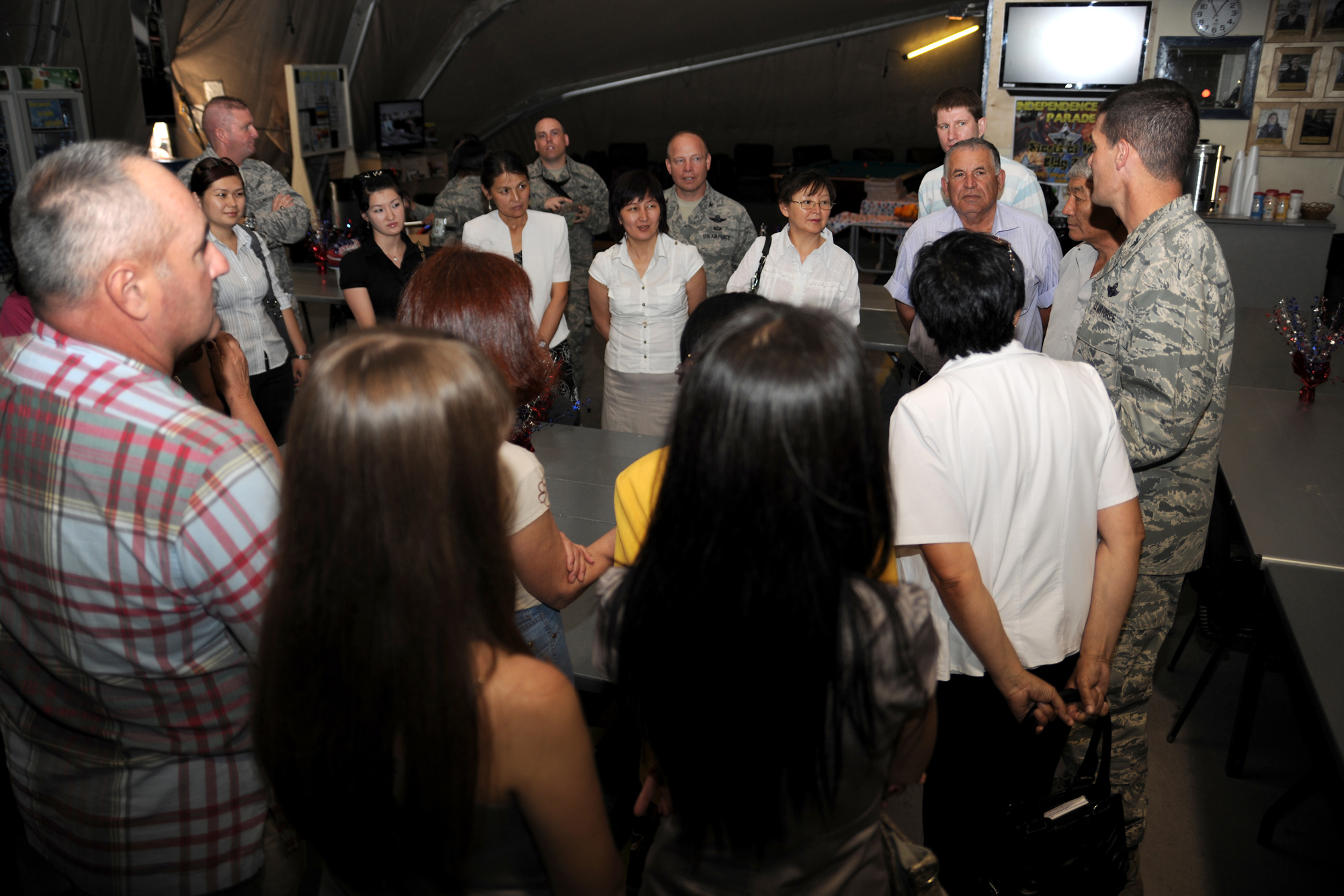 Transit Center at Manas celebrate 4th of July
