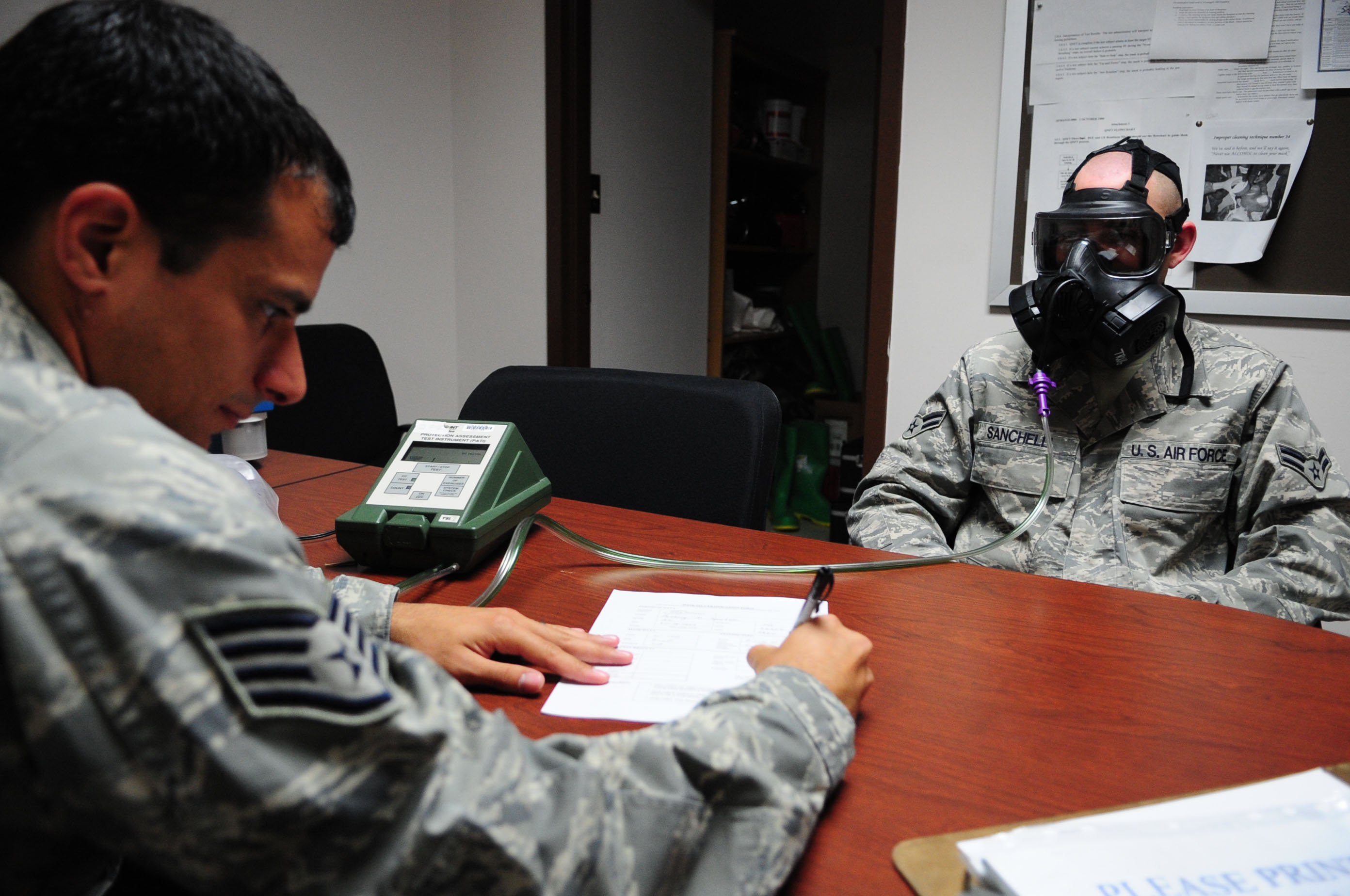 Gas Mask Fit Test