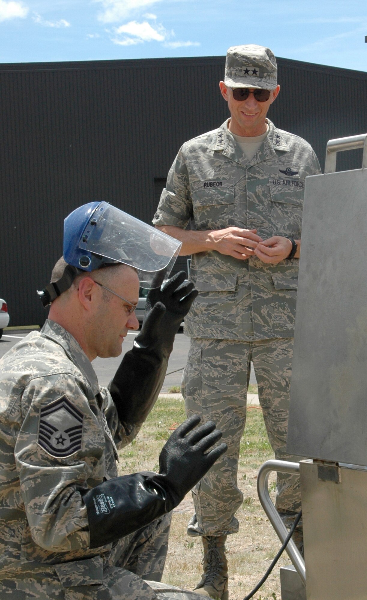 22nd AF commander visits 302nd Airlift Wing, learns about varied ...