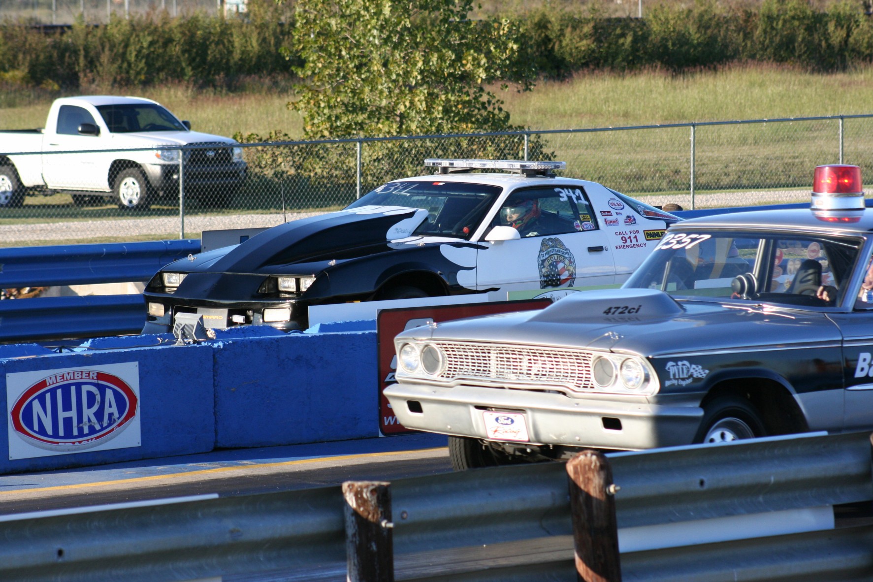 Drag racers promote safety