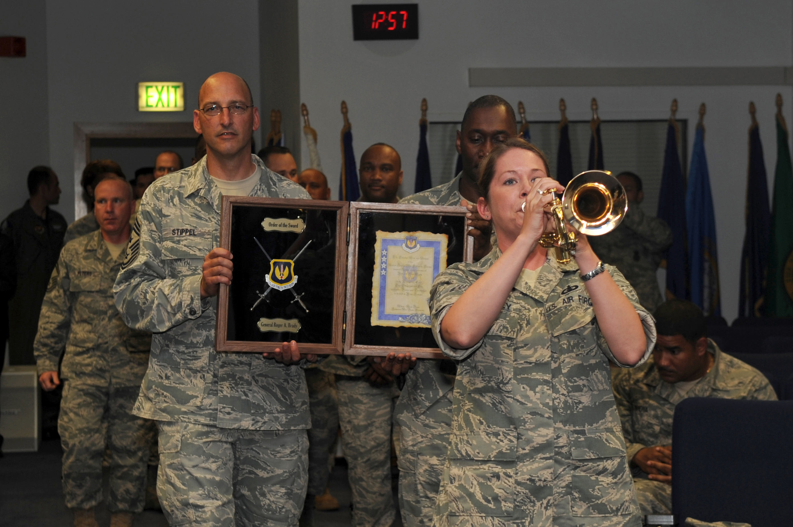 USAFE enlisted honor general with Order of the Sword > Royal Air Force ...