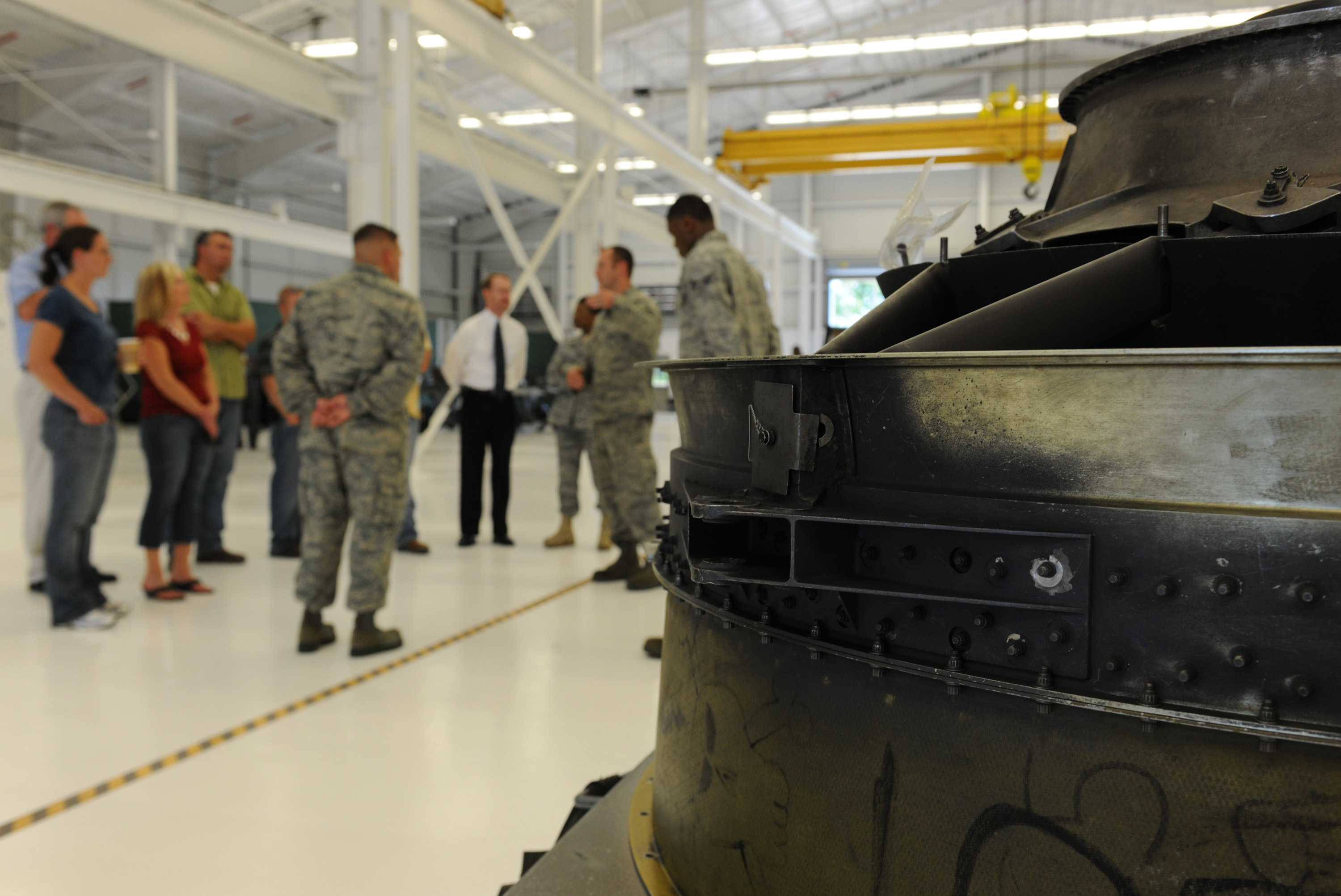 New TF-34 engine facility reduces repair time > Air Combat Command ...