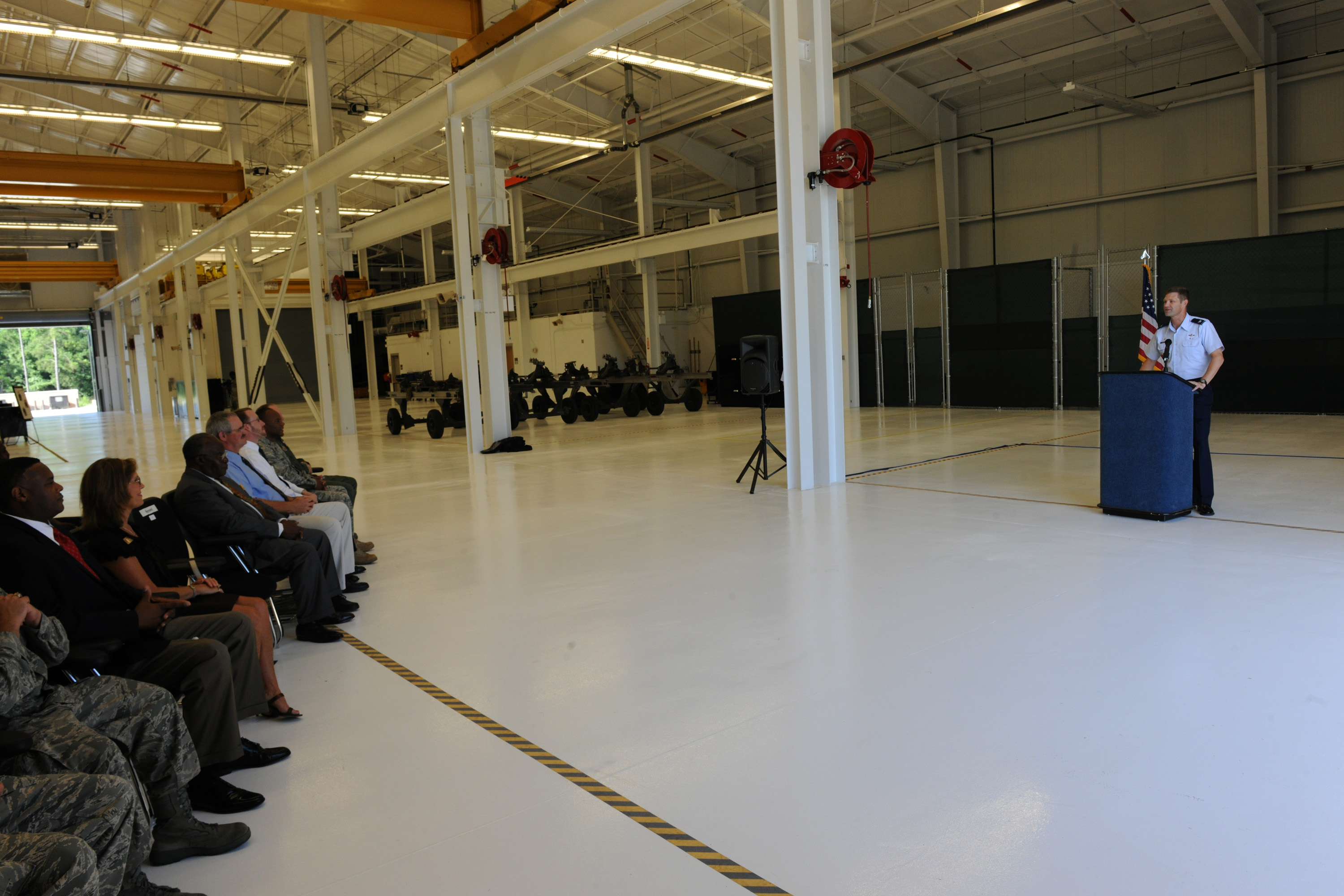 New TF-34 engine facility reduces repair time > Air Combat Command ...