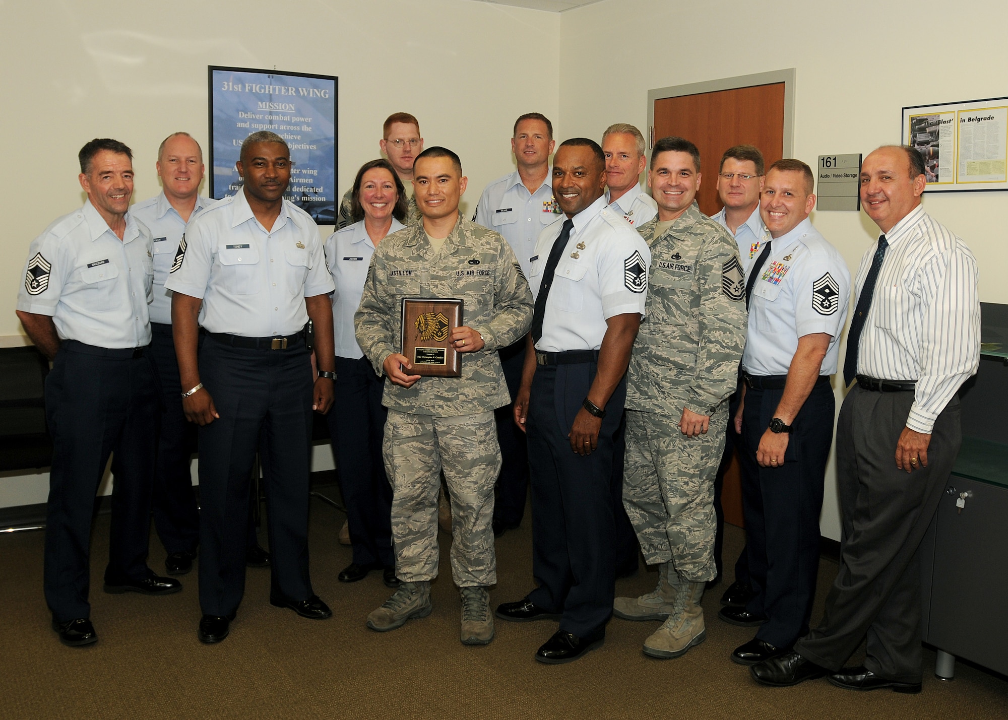 Aviano Chiefs' Choice Award for June > Aviano Air Base > Display