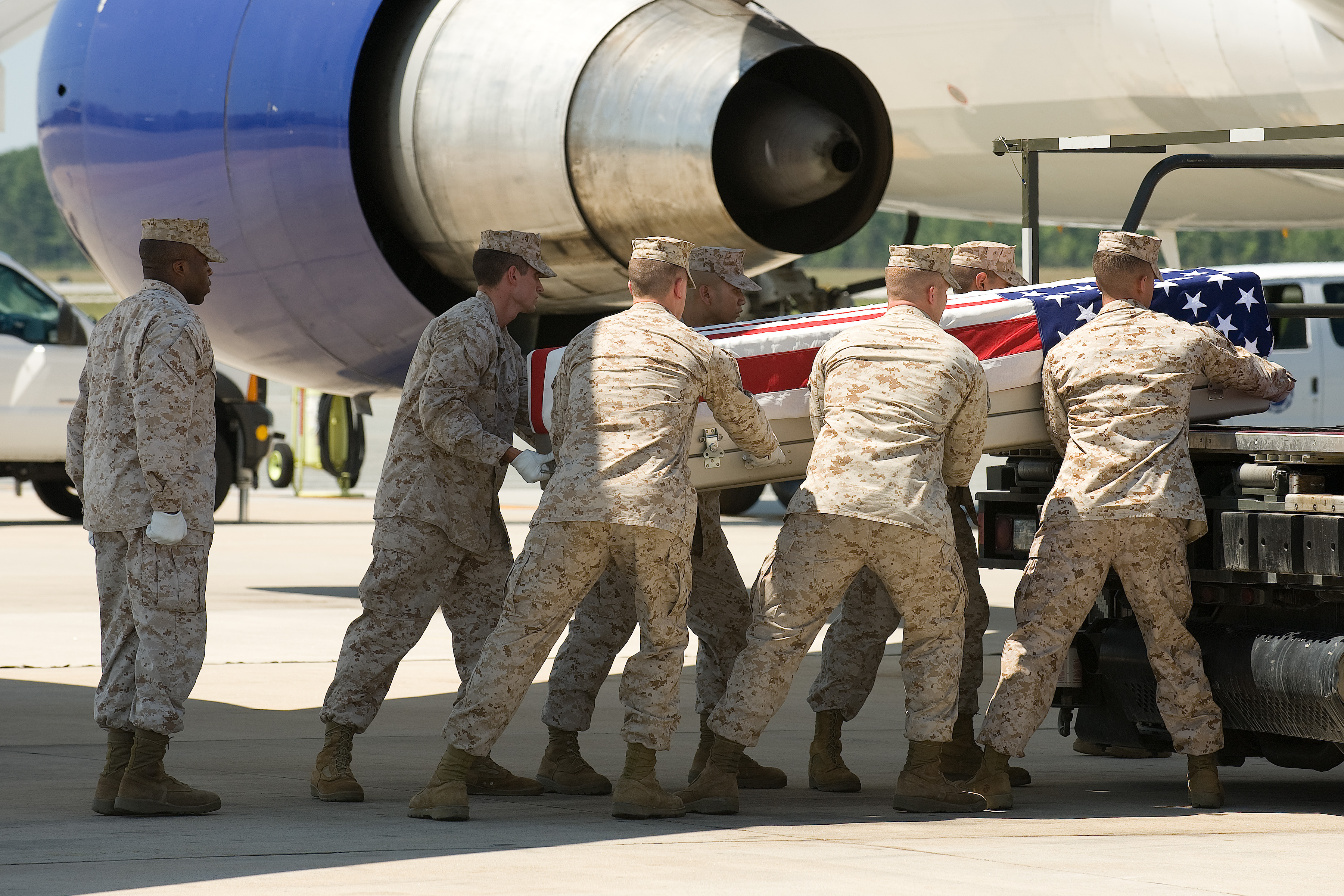 Marine Lance Cpl. Daniel G. Raney honored in dignified transfer July 11 ...