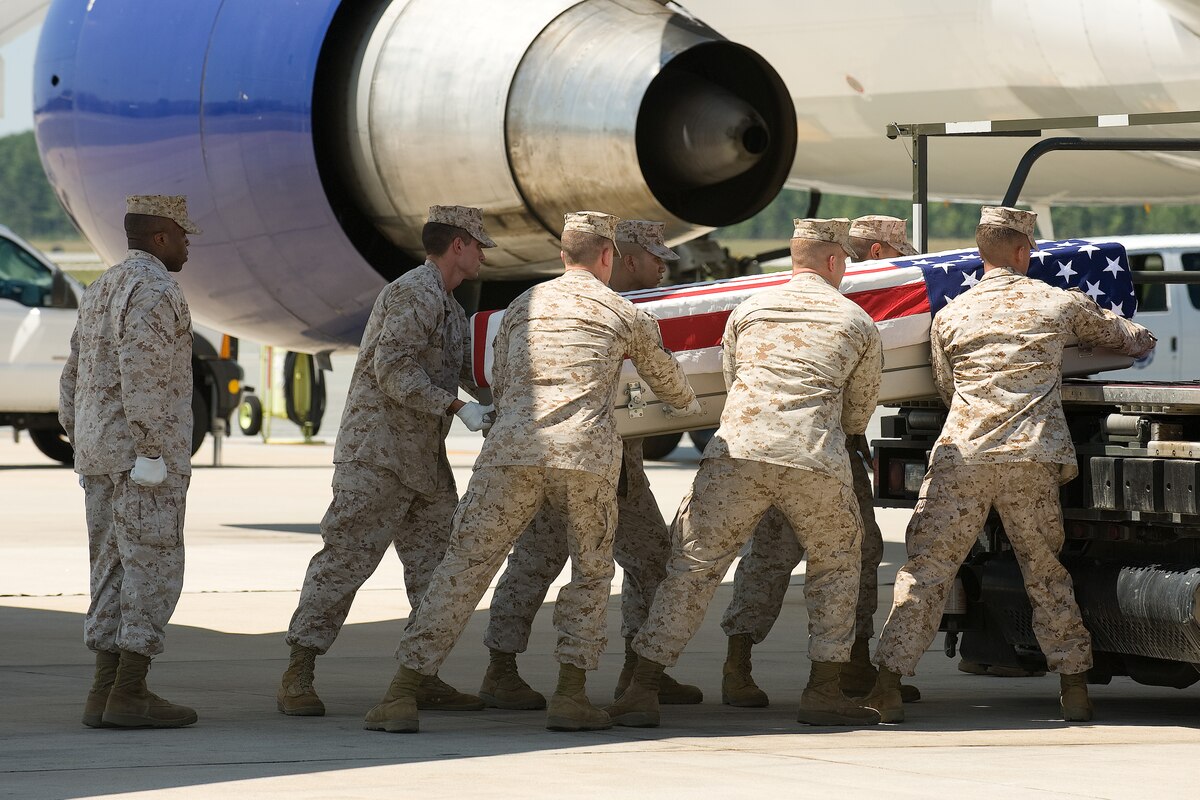 Marine Lance Cpl. Daniel G. Raney honored in dignified transfer July 11 ...