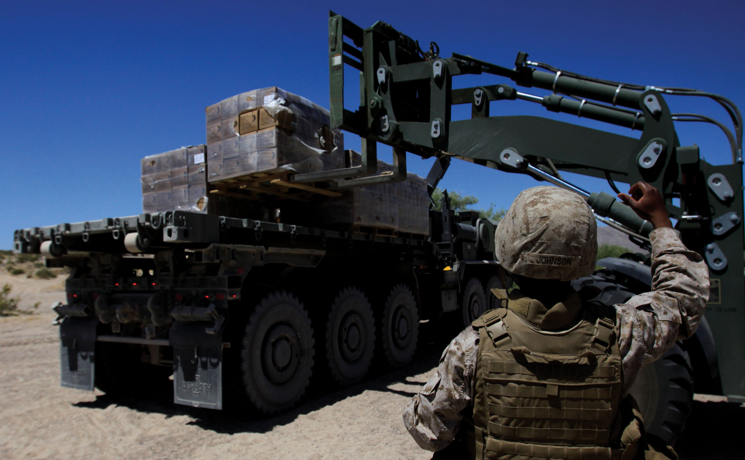 CLB-3 continues training while providing logistical support > Marine ...