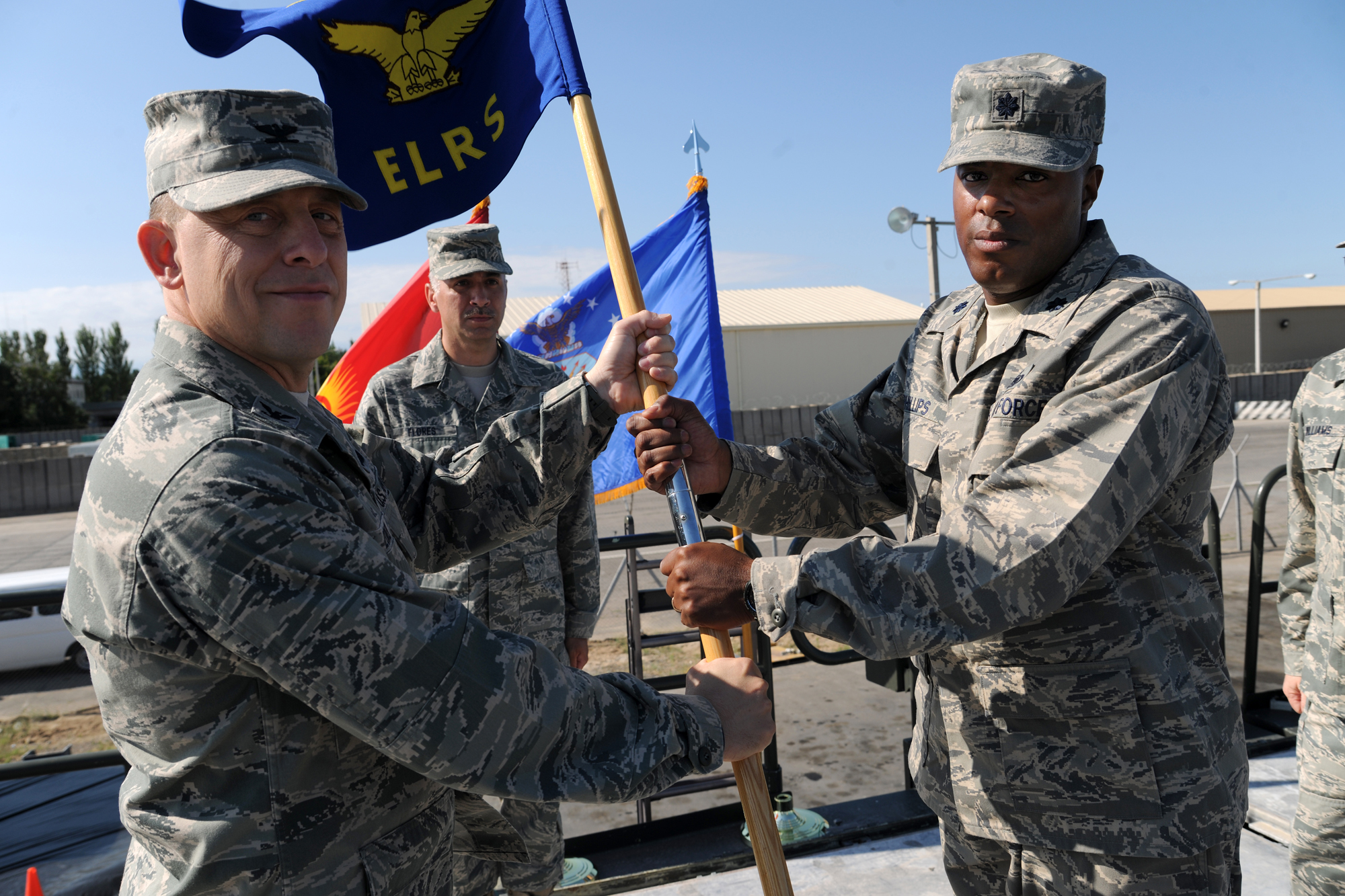 376th Expeditionary Logistics Readiness Squadron change of command