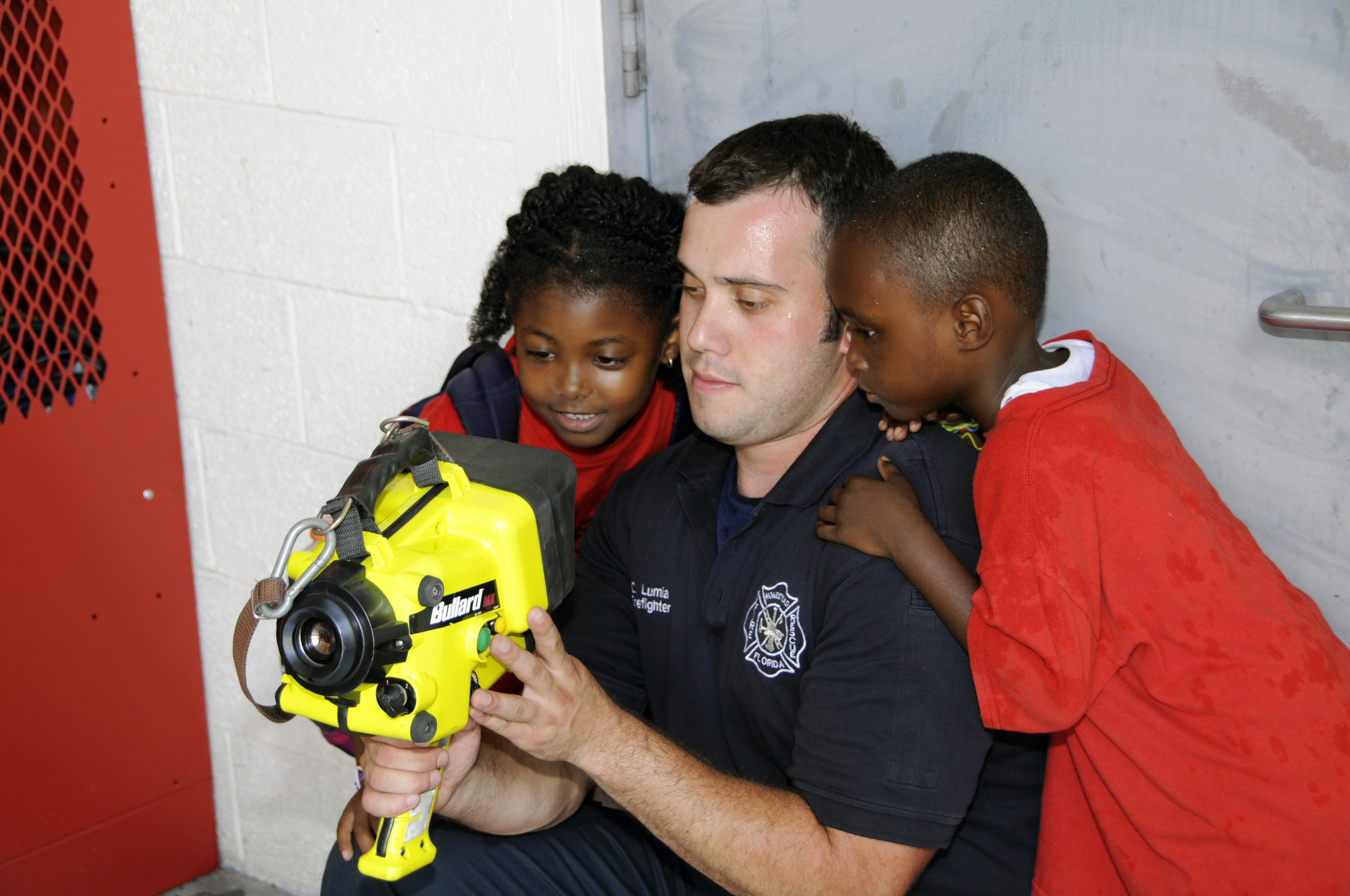 Firefighters host kids summer camp