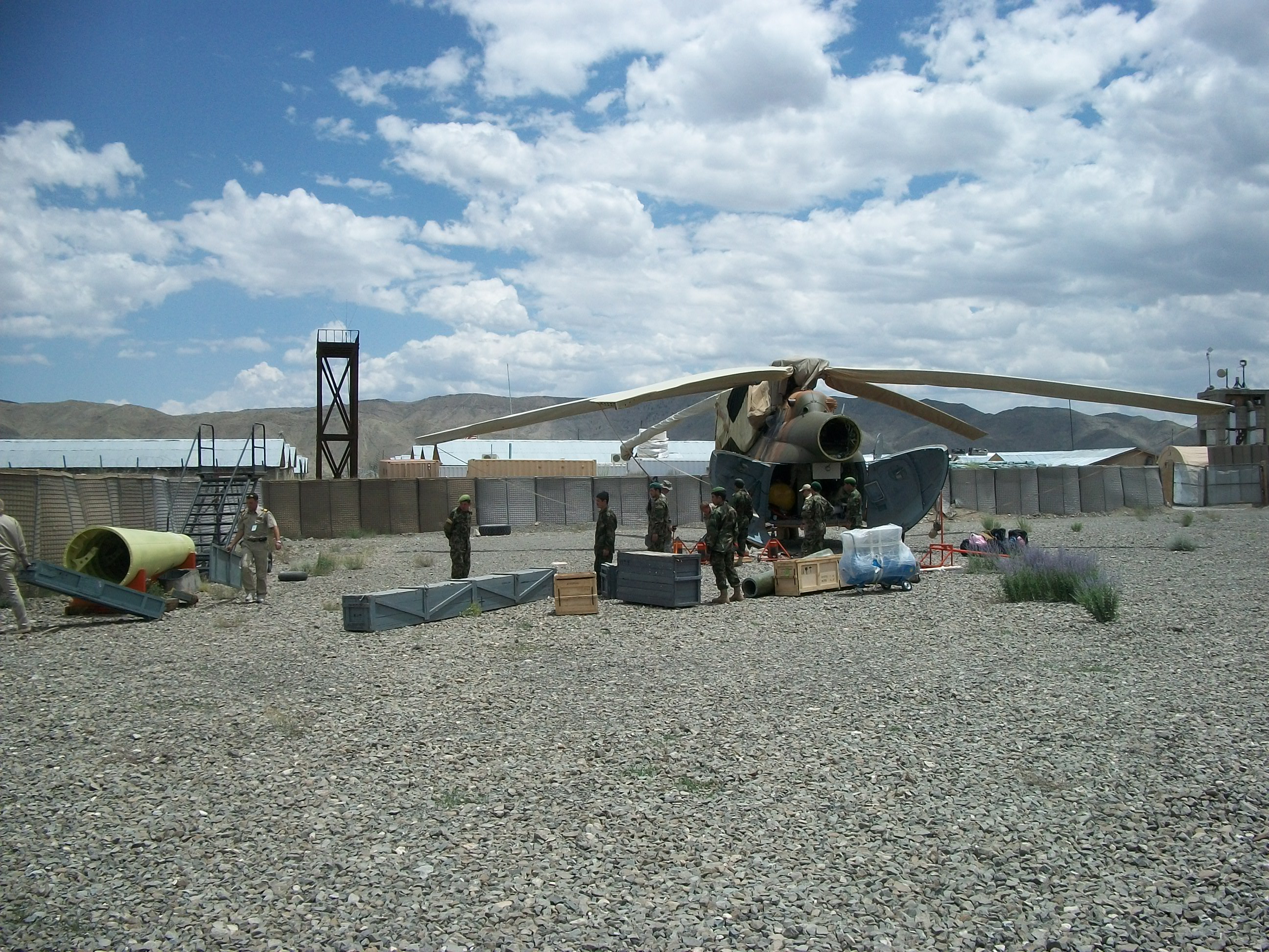 Combined Air Power Transition Force Team repairs Mi-17 in the Field and Returns to Kabul > U.S ...