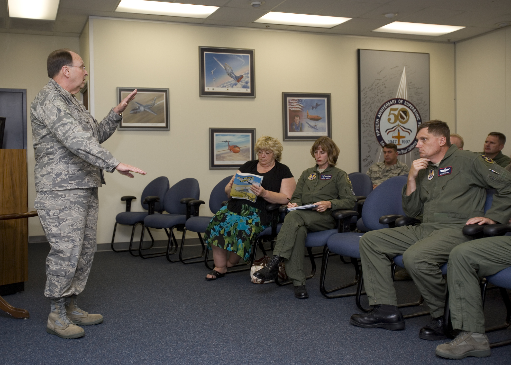 AFRC VISITS EDWARDS
