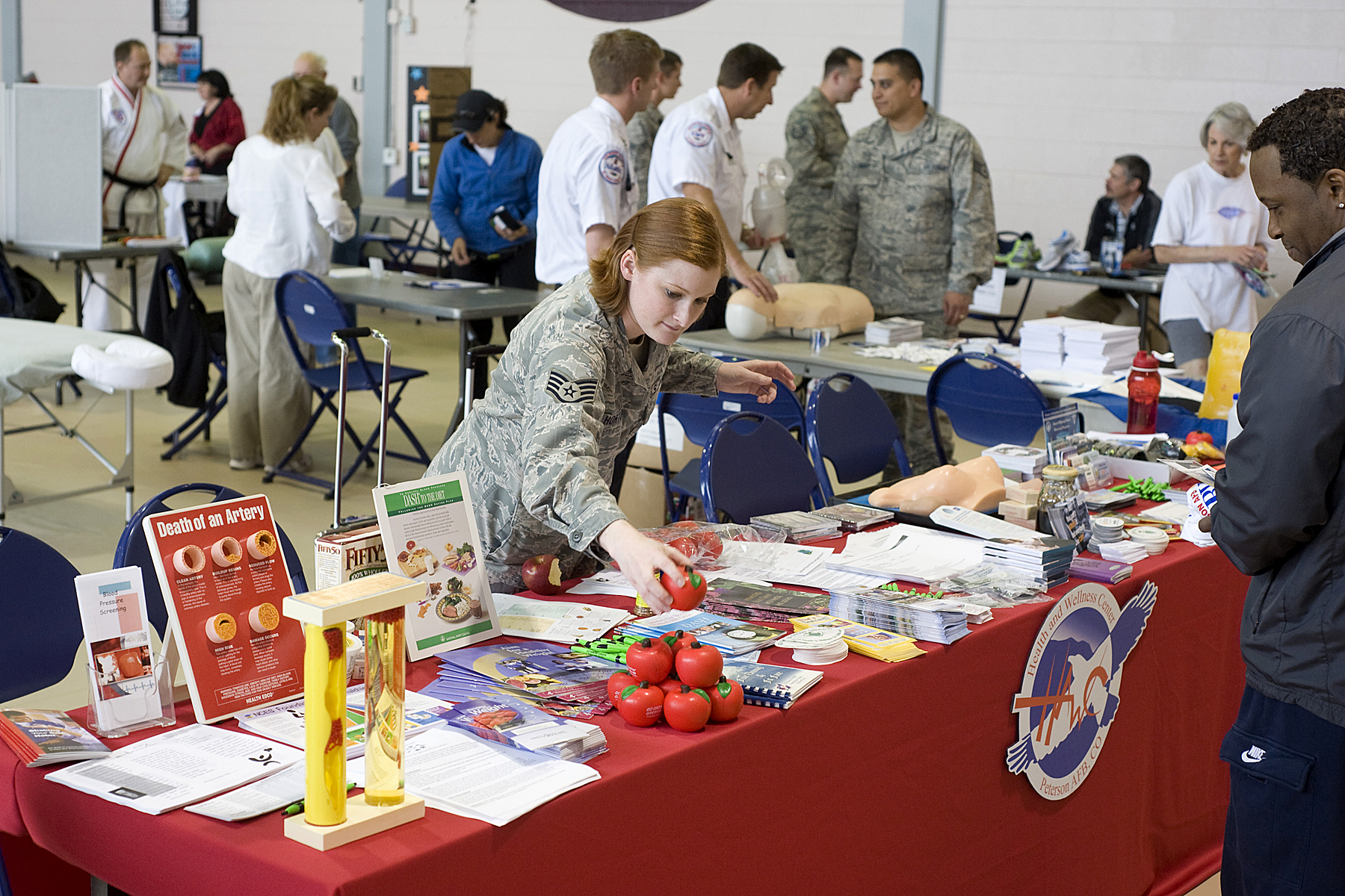 Wing holds health fair > Peterson and Schriever Space Force Base > Display