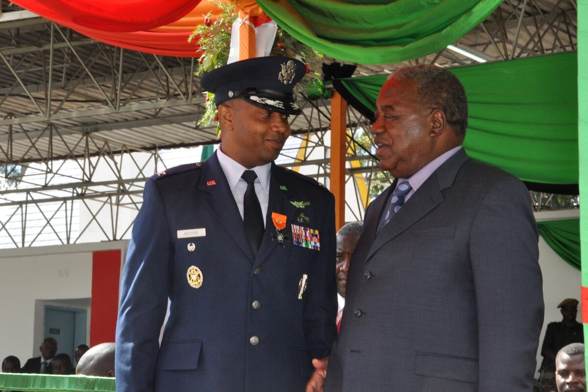 Osan colonel receives presidential honors in Zambia > Osan Air Base ...