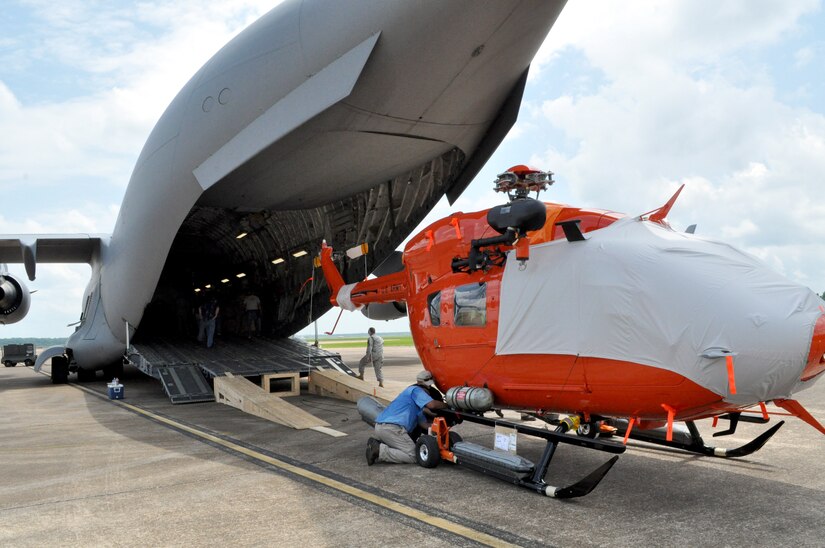 Unique helicopters loaded for transport > Air Education and Training ...