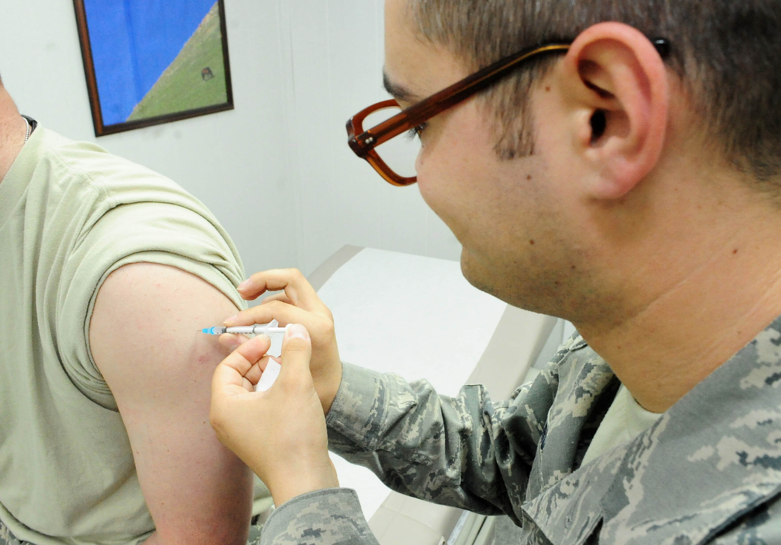 Deployed med techs see range of patients