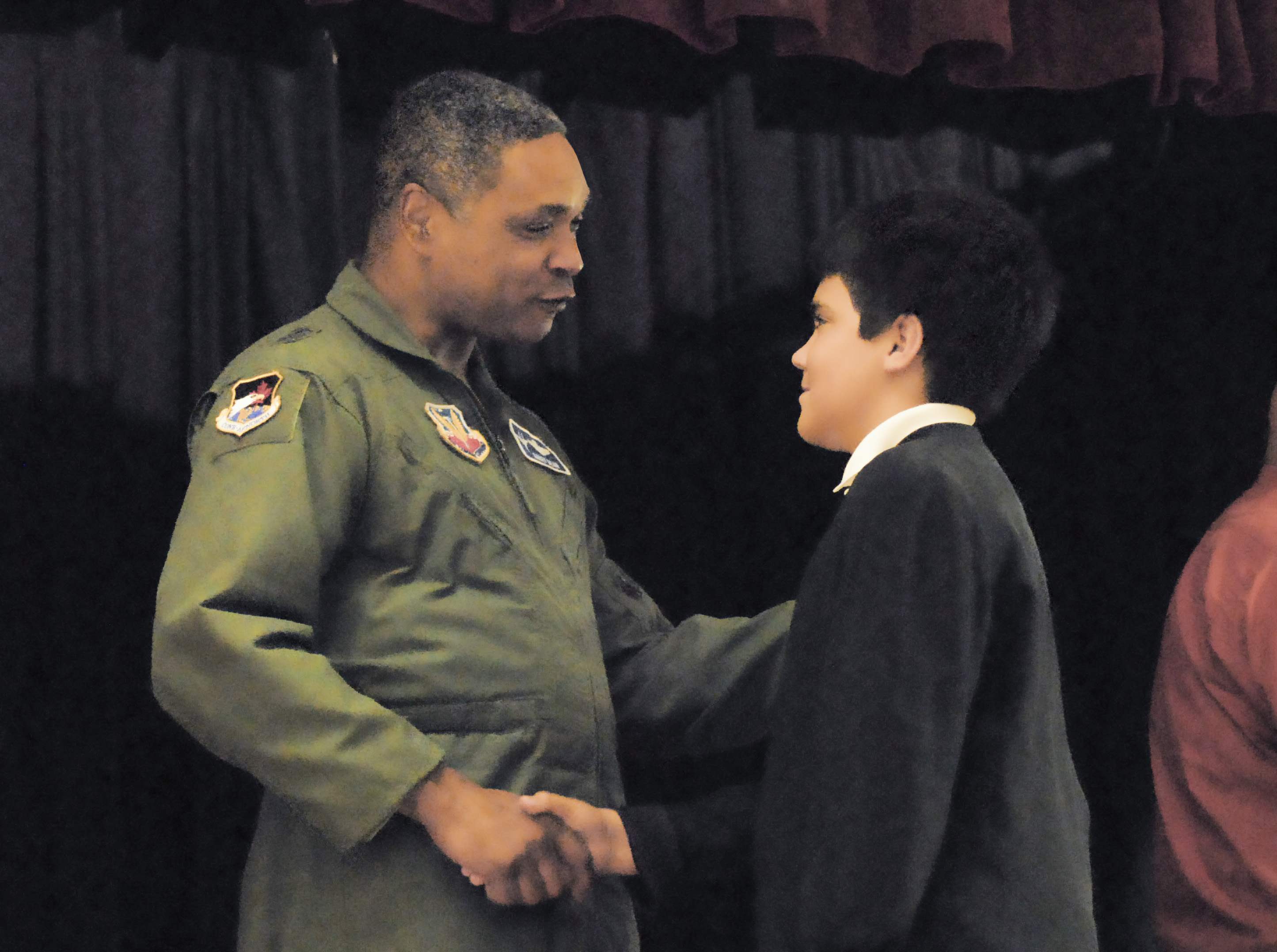 General congratulates Tyndall Thunderbird 5th Graders > CONR-1AF ...